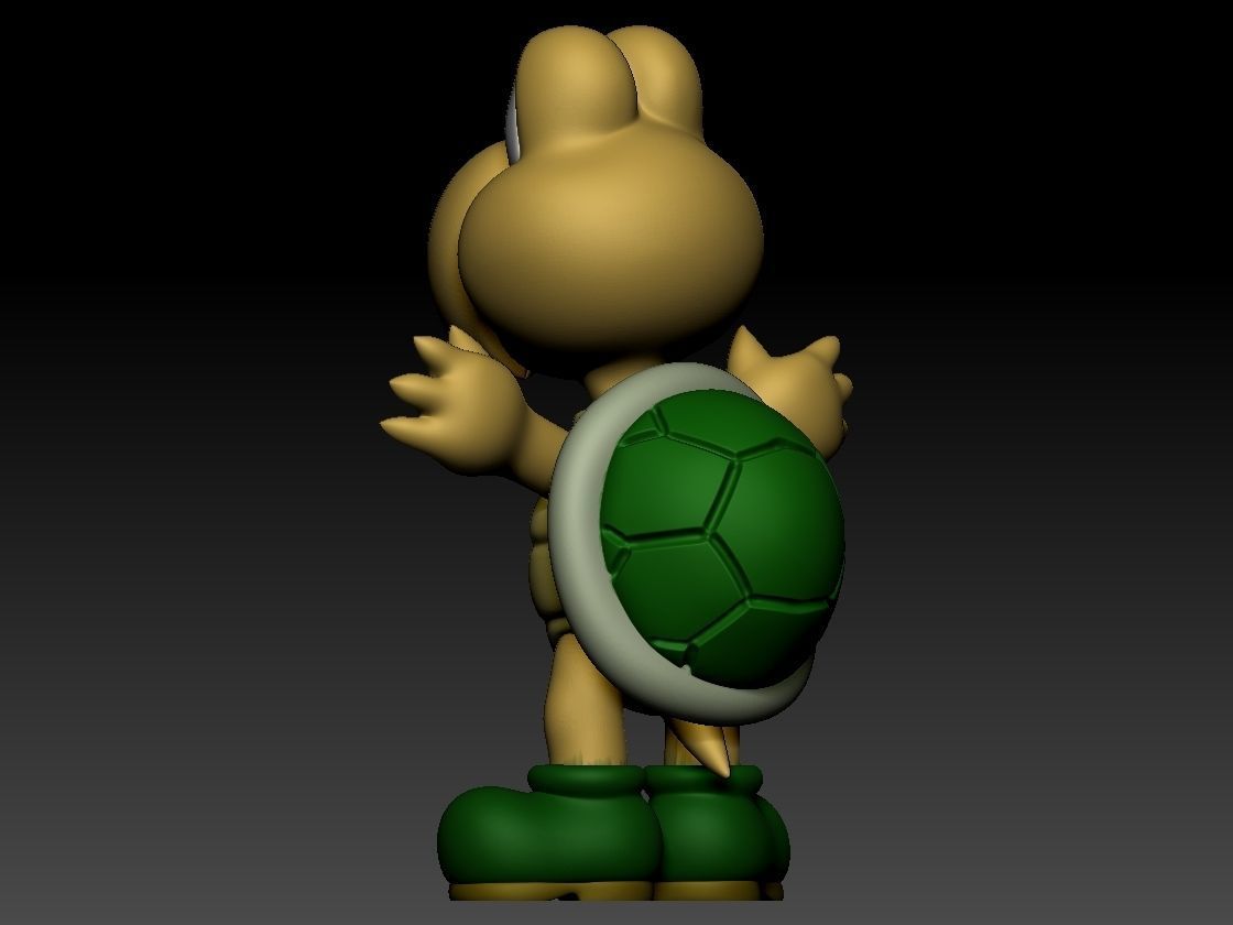 Koopa Troopa 3D model 3D printable | CGTrader