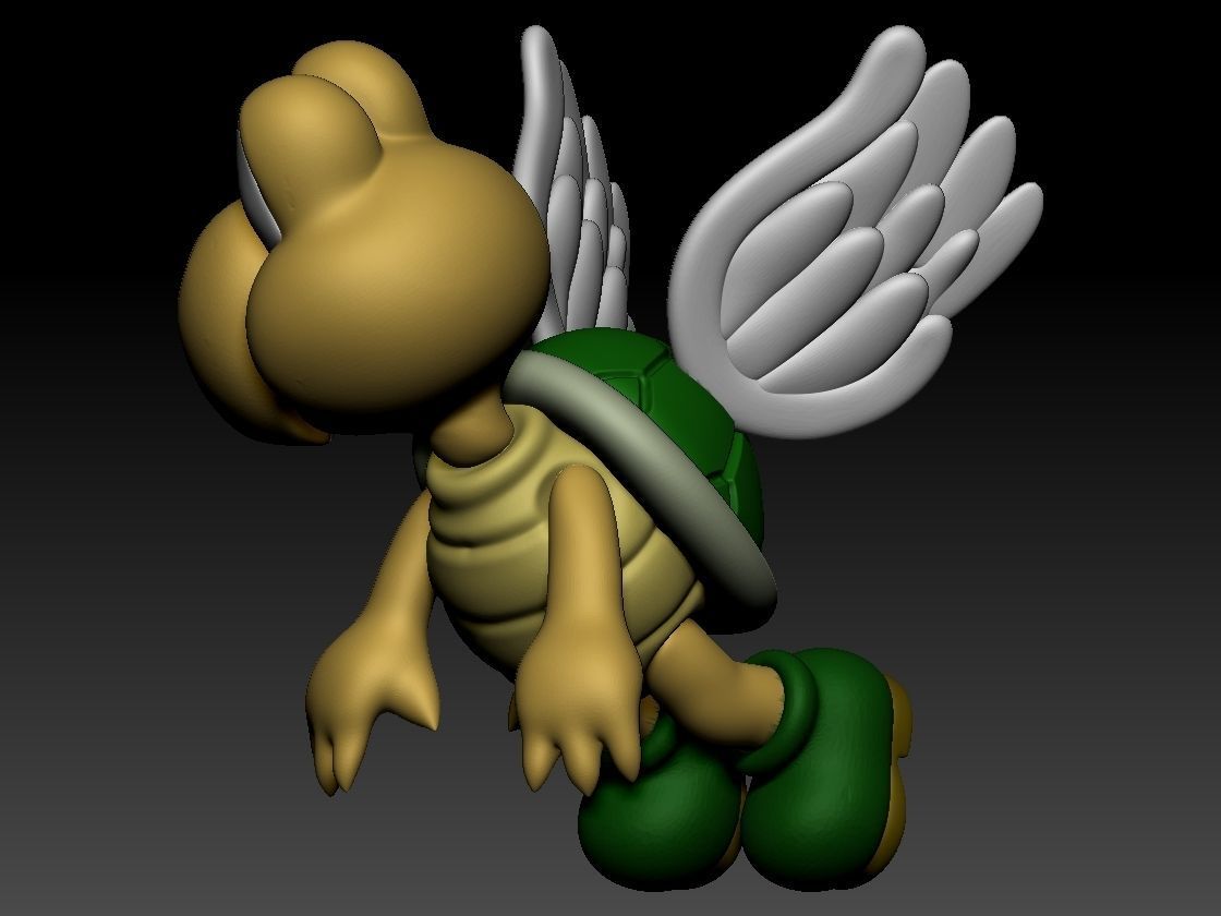 Koopa Troopa 3D model 3D printable | CGTrader