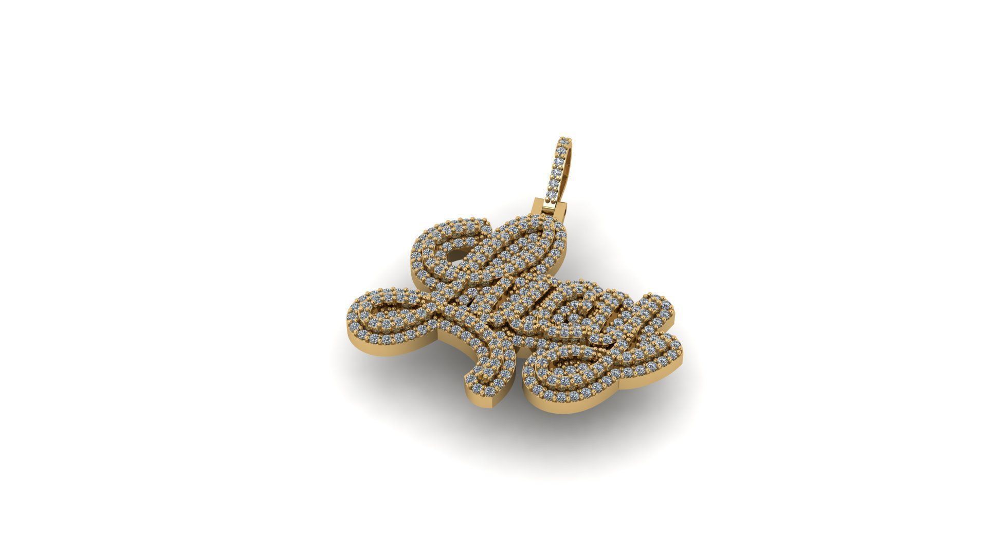 Custom Name Plate 3D model 3D printable | CGTrader