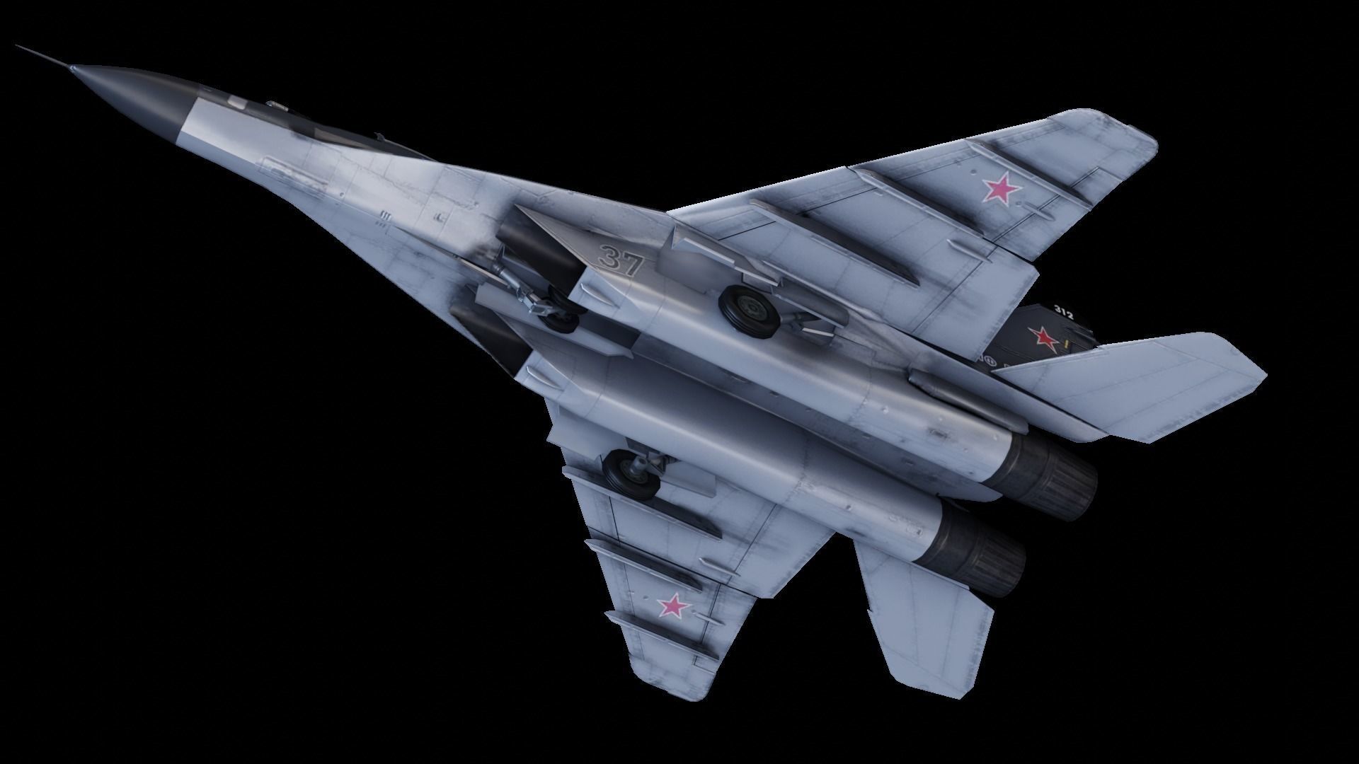 3D model MIG-29 Russian Fighter Jet VR / AR / low-poly | CGTrader