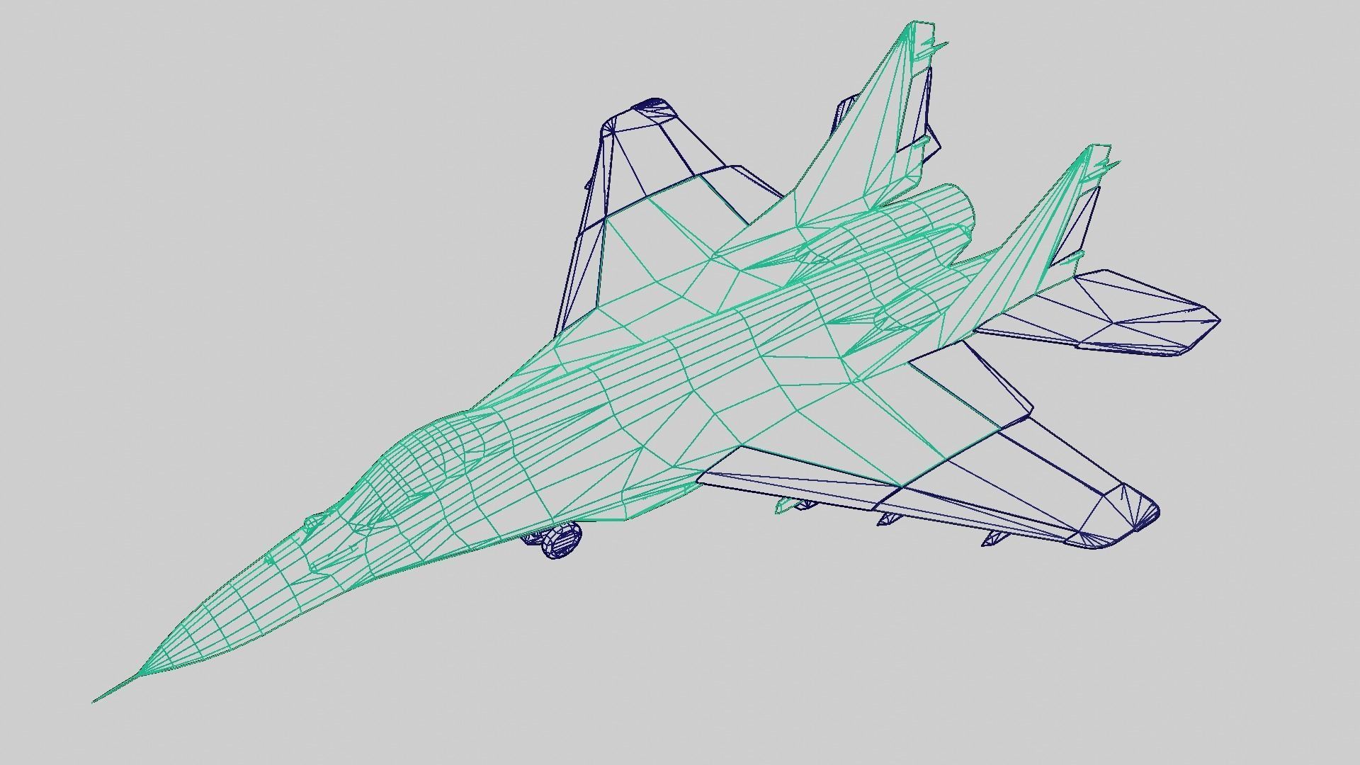3D model MIG-29 Russian Fighter Jet VR / AR / low-poly | CGTrader