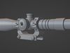 3D model Rifle Scope x4 model low-poly VR / AR / low-poly | CGTrader