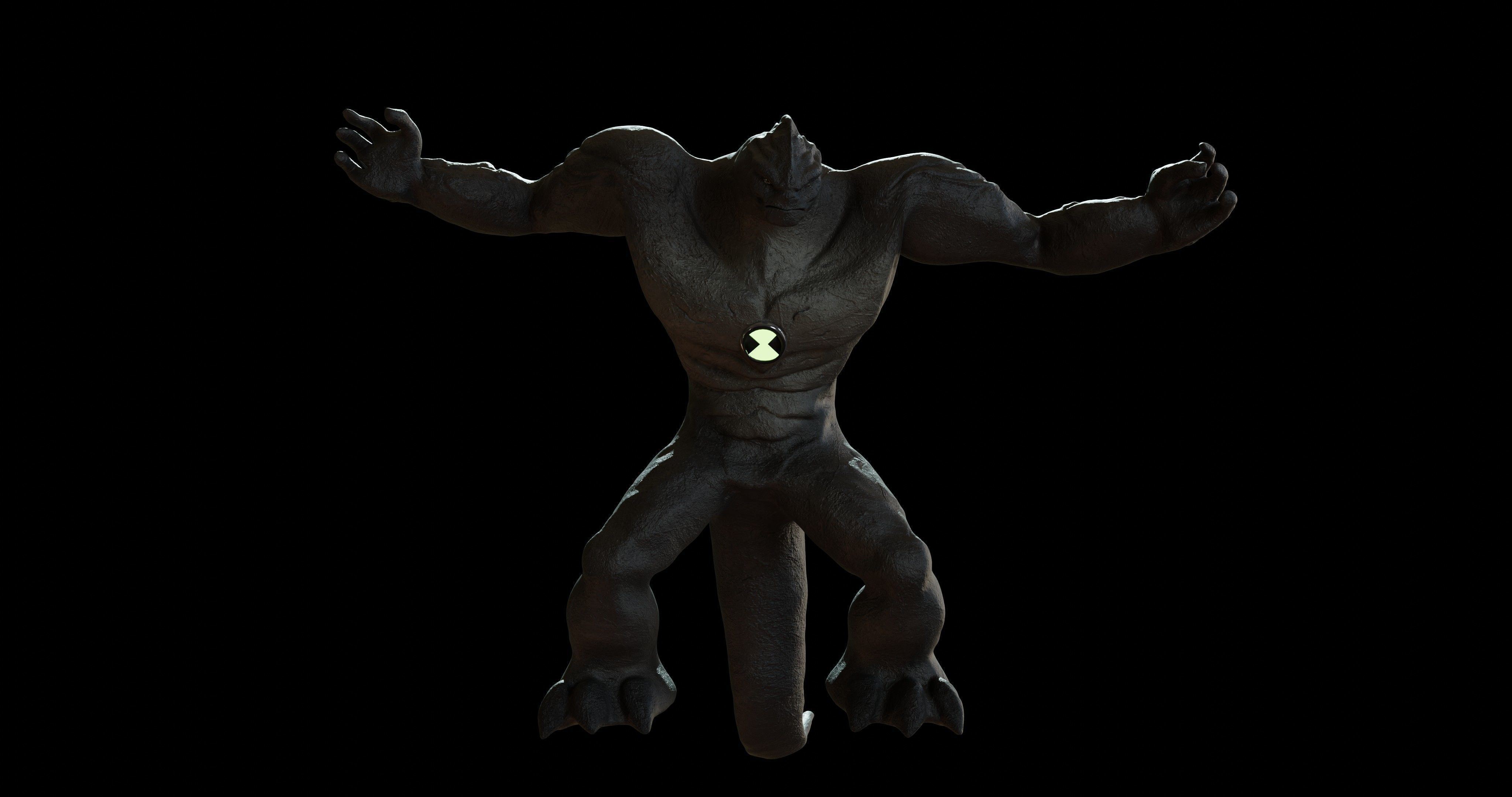Ben 10 Humungousaur 3D Model 3D model animated rigged | CGTrader