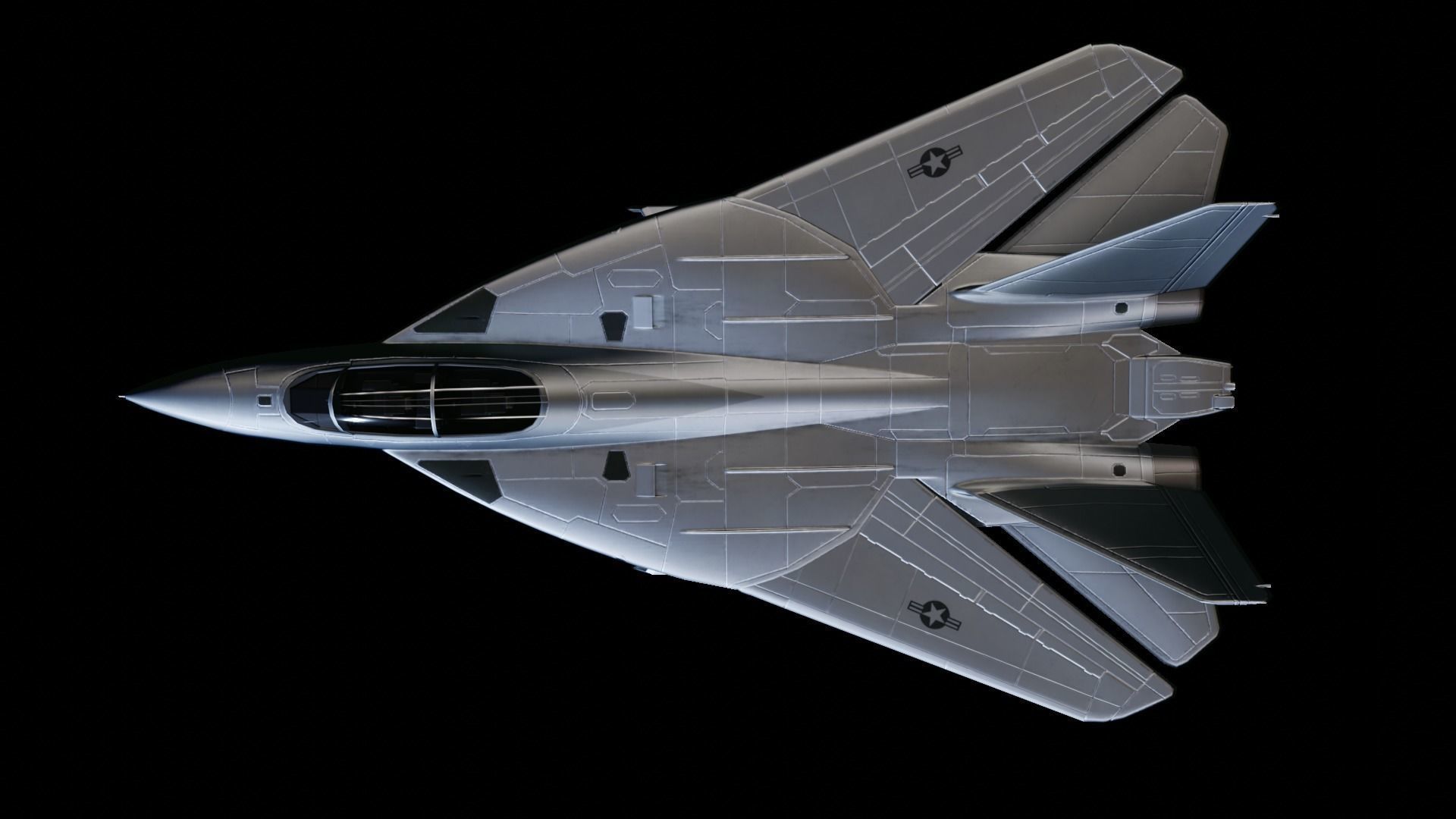 3D model F-28 Tomcat US Fighter Jet VR / AR / low-poly | CGTrader