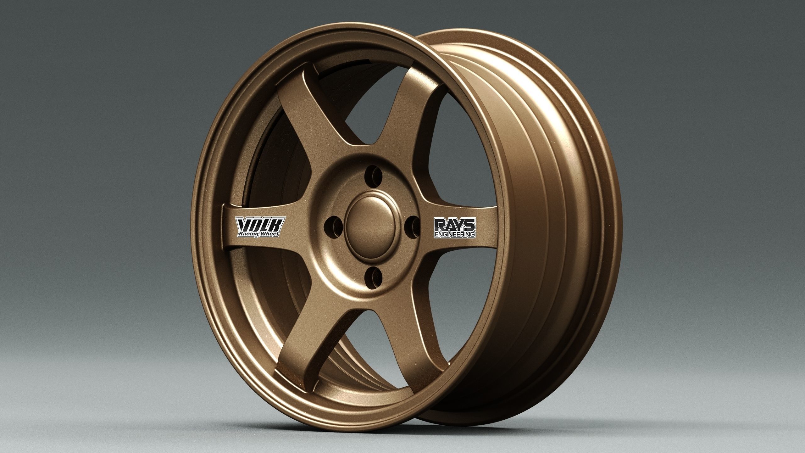 3D model Volk RAYS TE37 OG VR / AR / low-poly | CGTrader