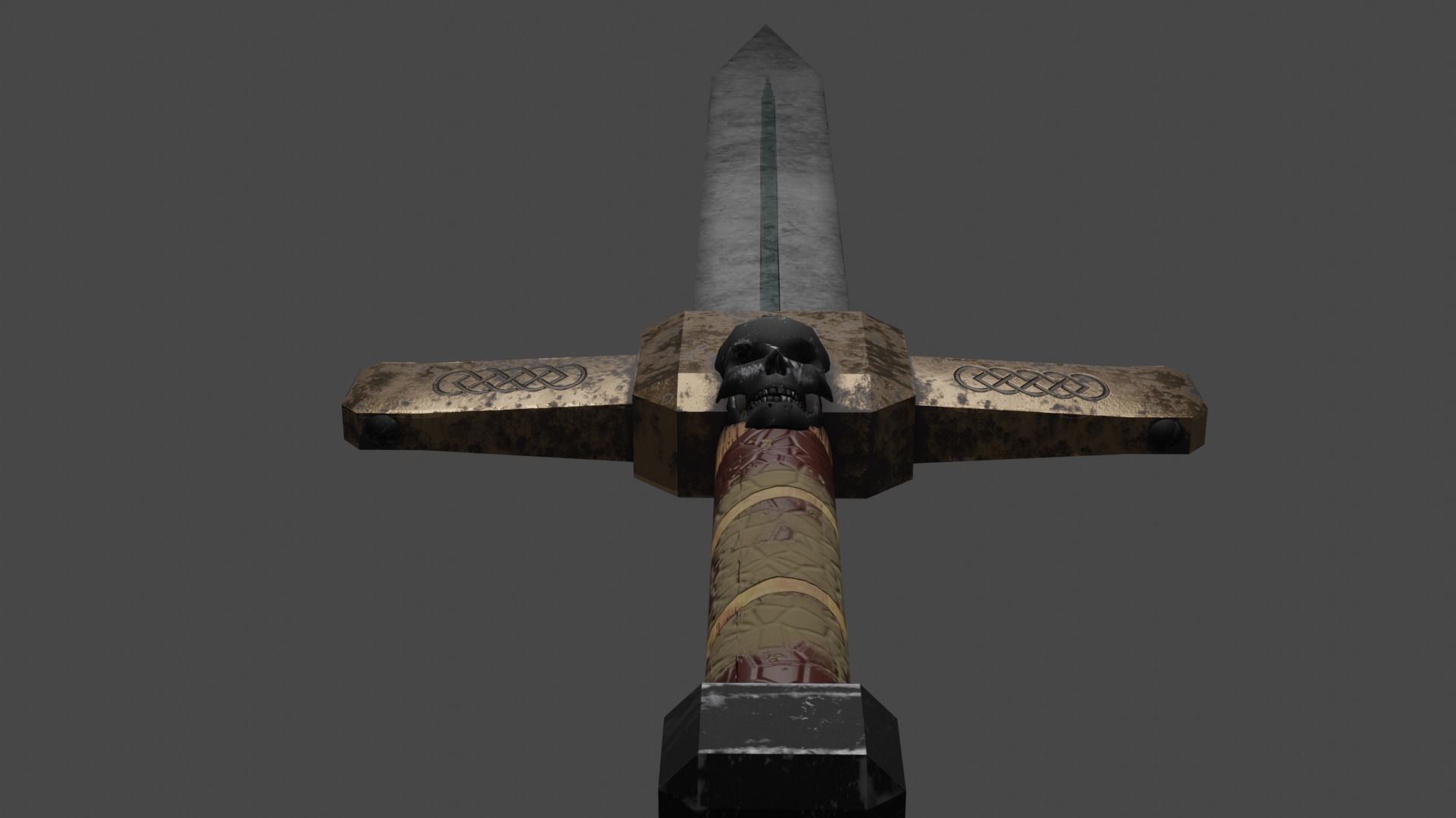 3D model Skull weapon pack VR / AR / low-poly | CGTrader
