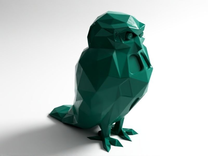 Polygon Owl 3D model 3D printable | CGTrader