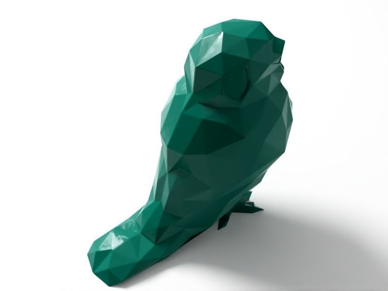 Polygon Owl 3D model 3D printable | CGTrader