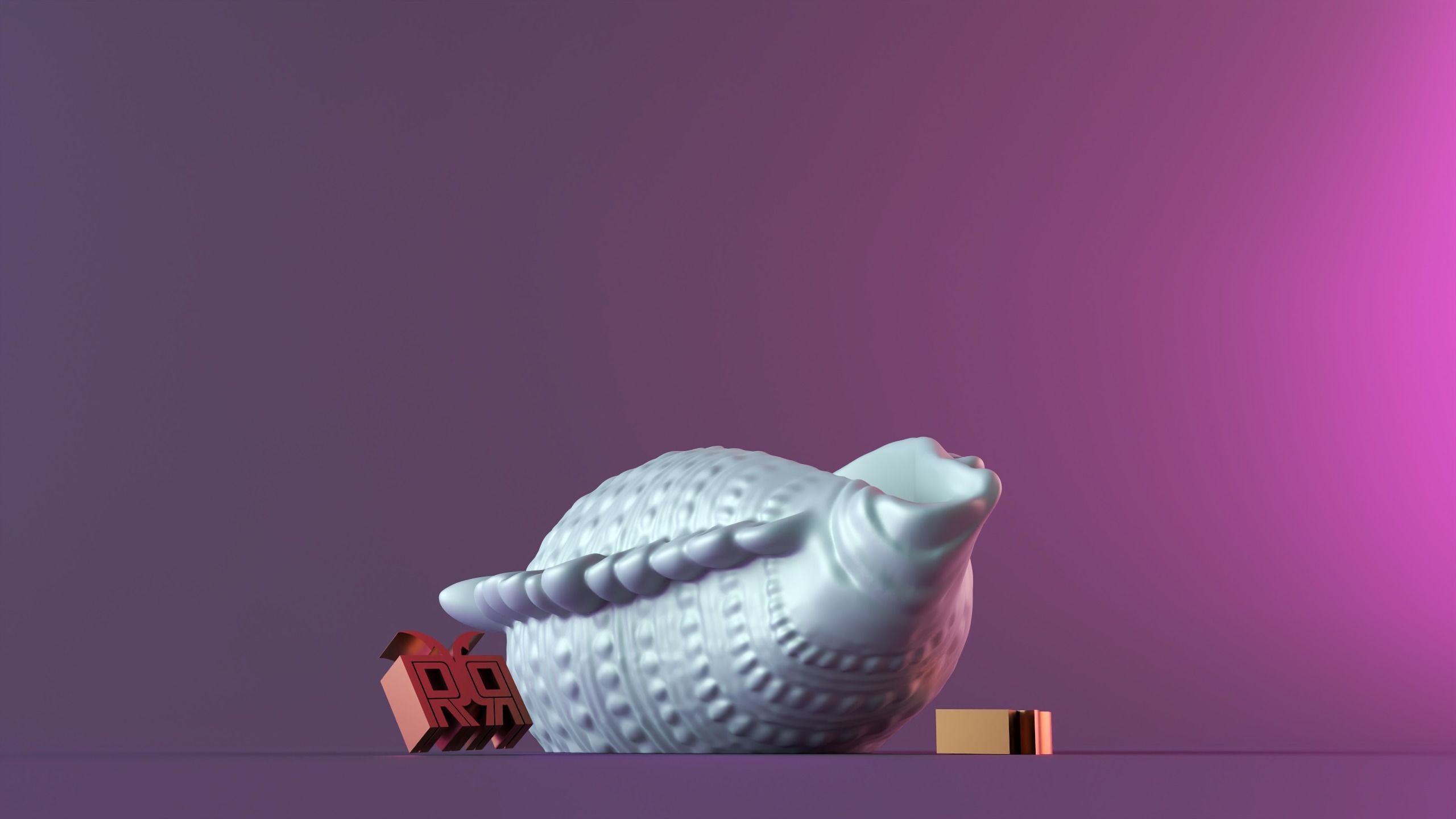 Conch Shell Shape jewelry 3D model 3D printable | CGTrader