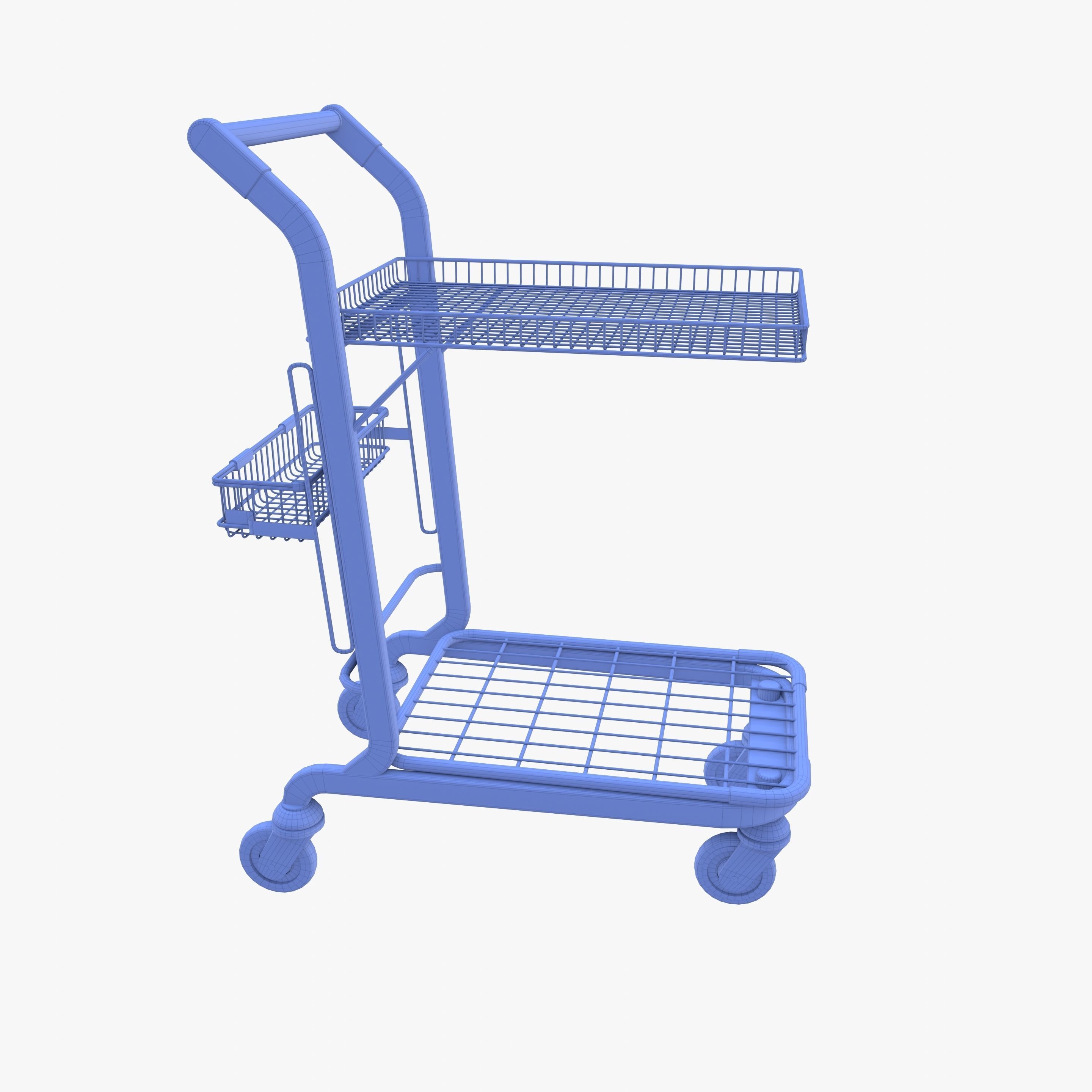 3D model Shopping cart v10 VR / AR / low-poly | CGTrader