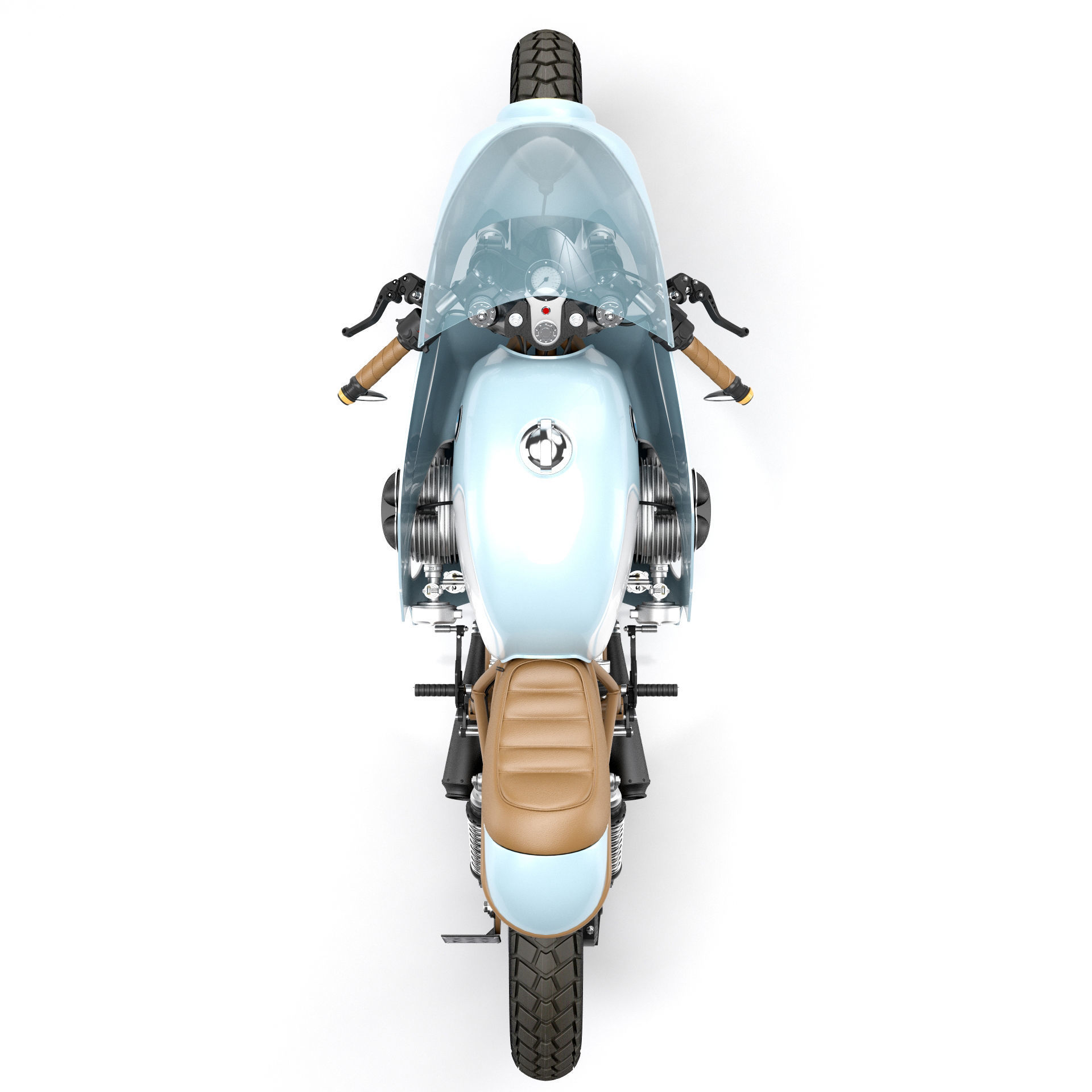 Cafe Racer R80 Motorcycle 3D model | CGTrader
