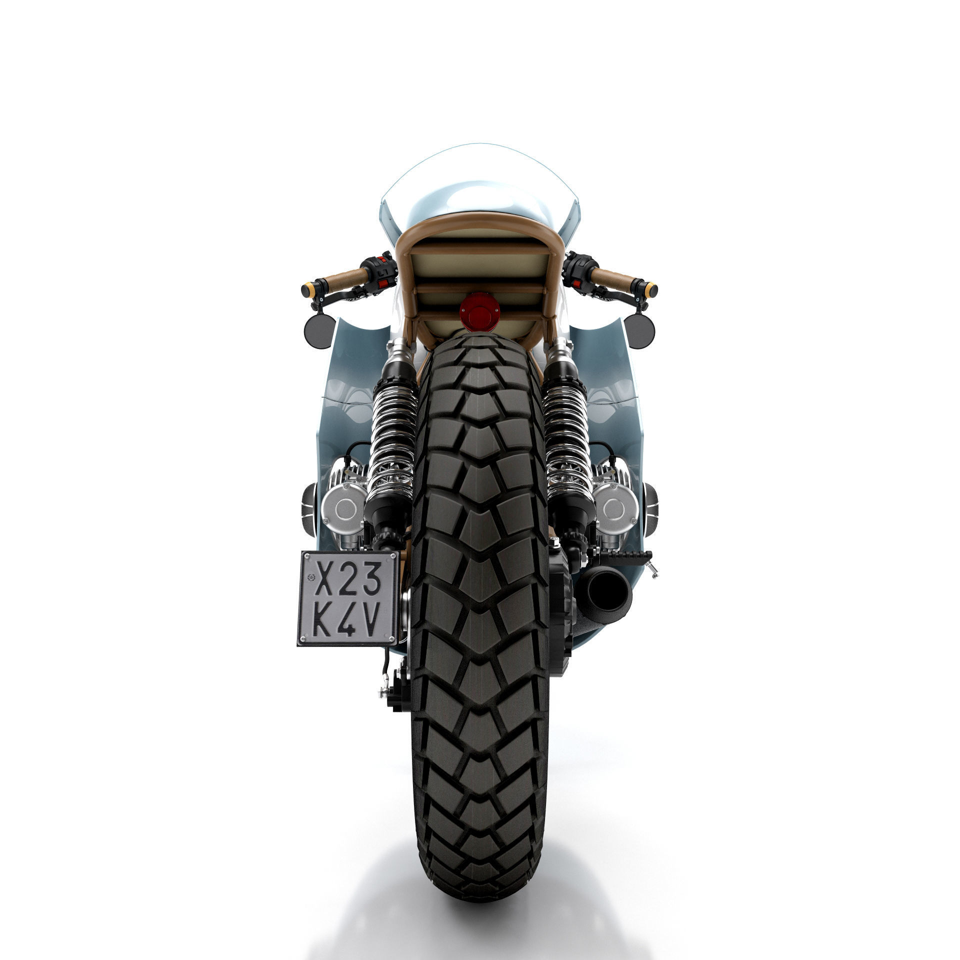 Cafe Racer R80 Motorcycle 3D model | CGTrader