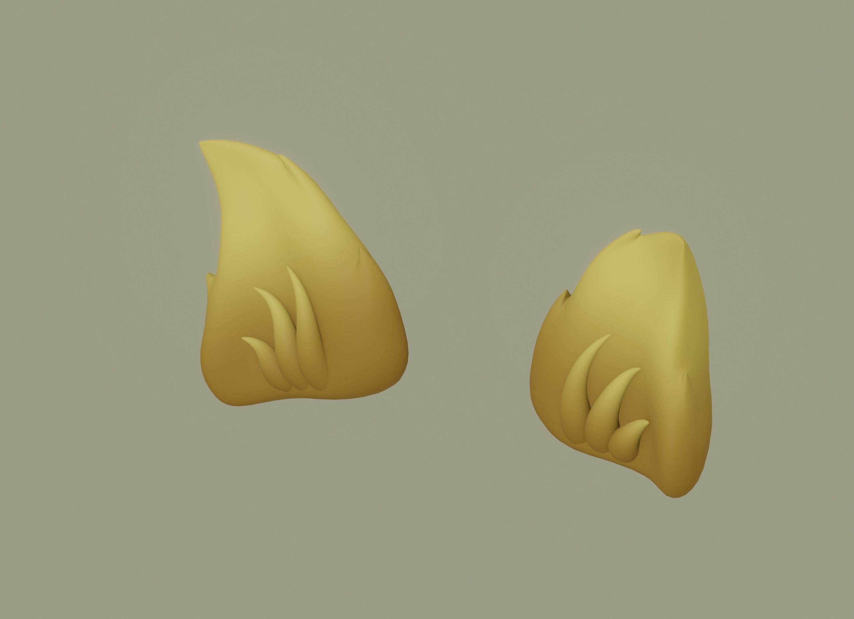 3D model Cat Ears VR / AR / low-poly | CGTrader