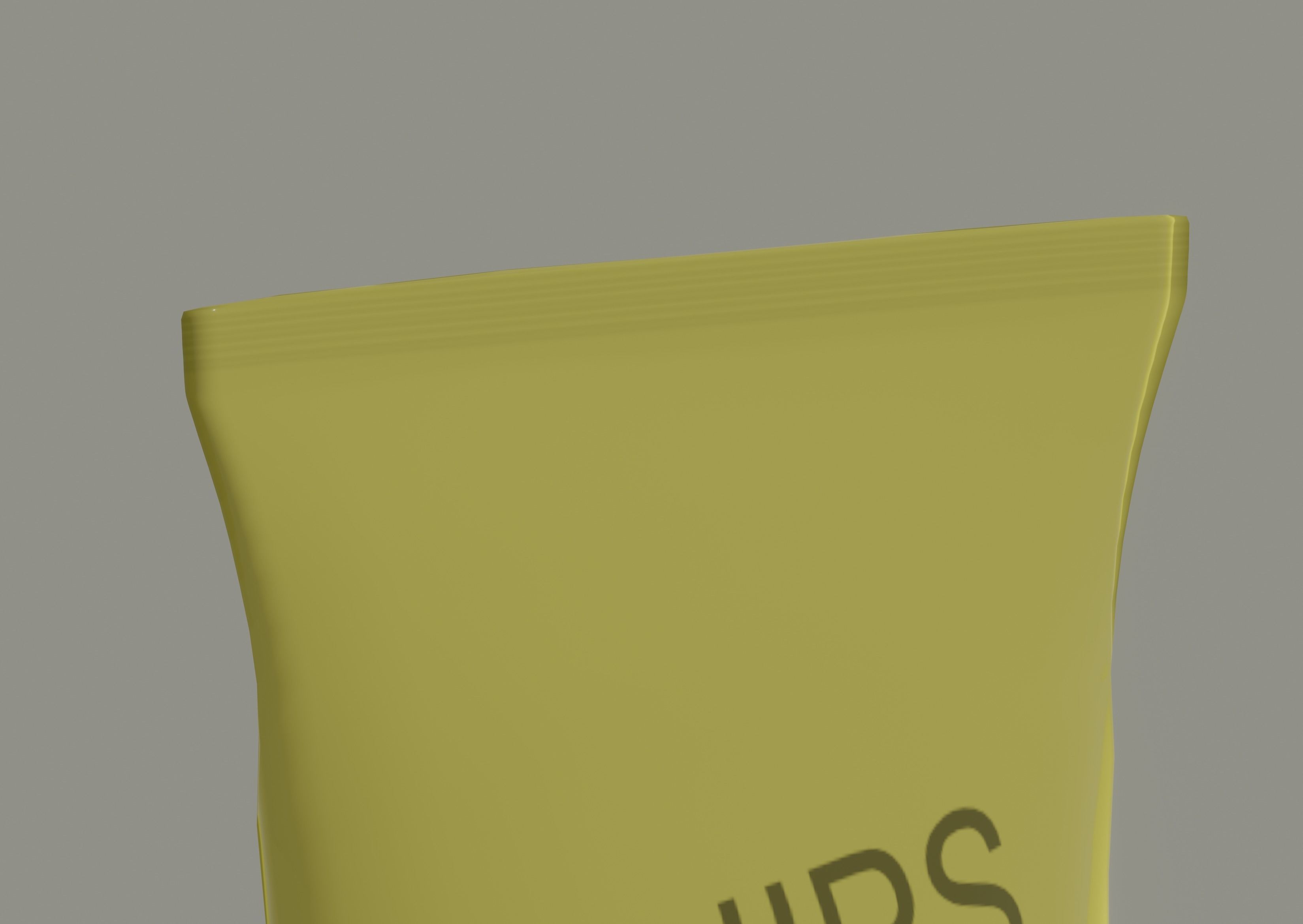 Chip Bag 3D model | CGTrader