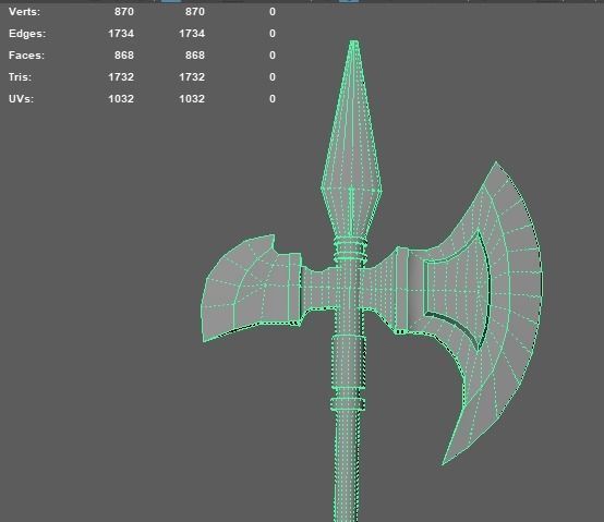 3D model Halberd low poly 3d model VR / AR / low-poly | CGTrader