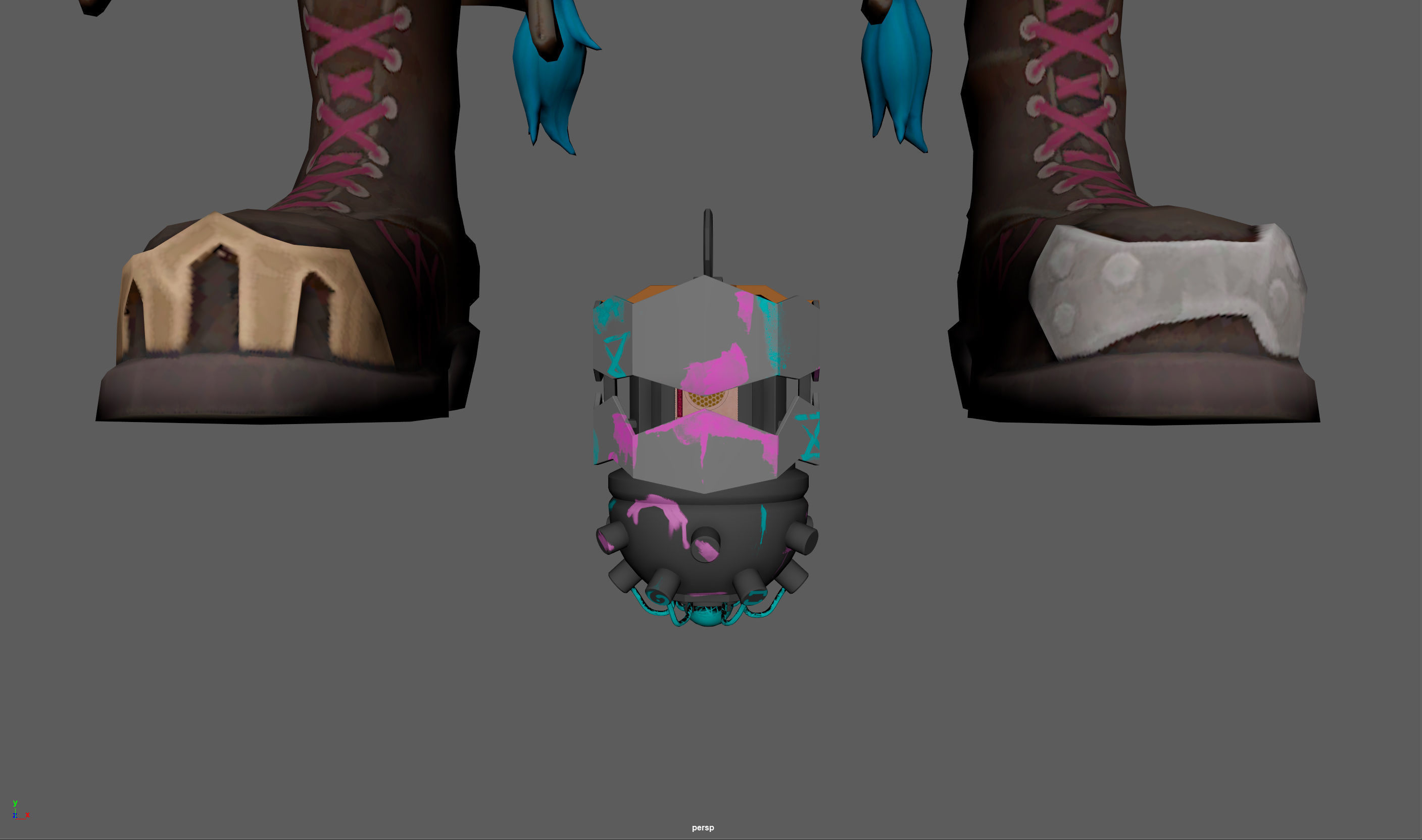 3D model Arcane Jinx Rig VR / AR / low-poly | CGTrader