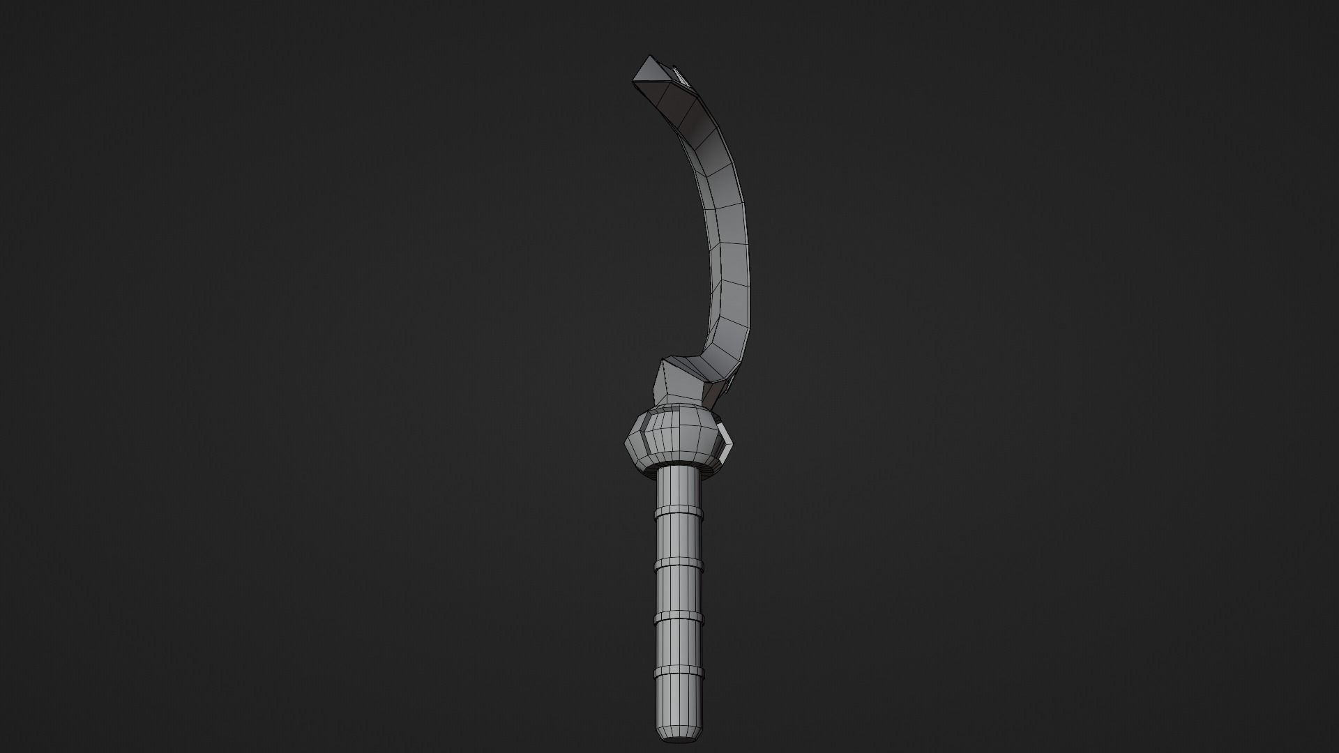 Futuristic Sickle Weapon free VR / AR / low-poly 3D model | CGTrader