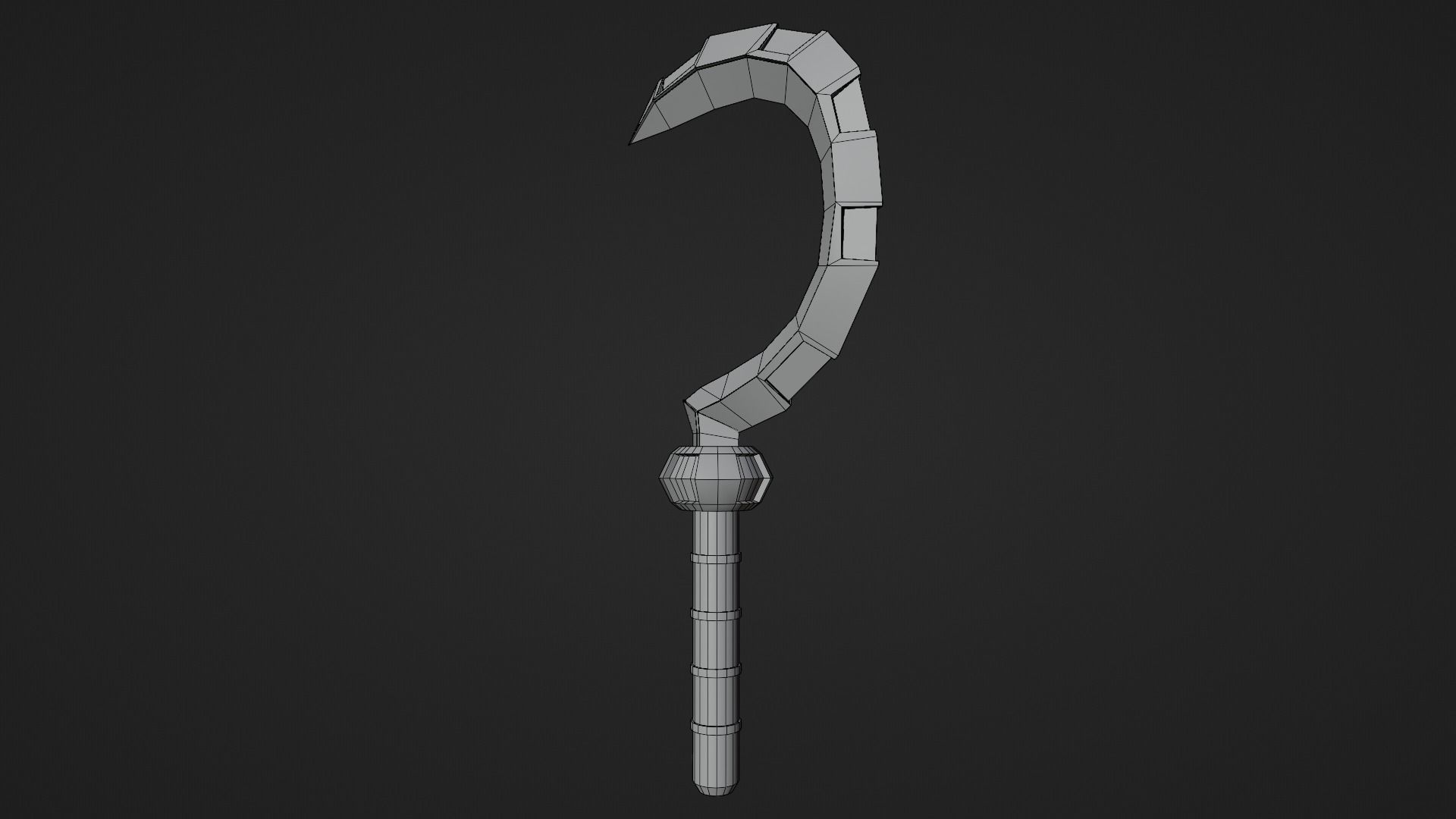 Futuristic Sickle Weapon free VR / AR / low-poly 3D model | CGTrader