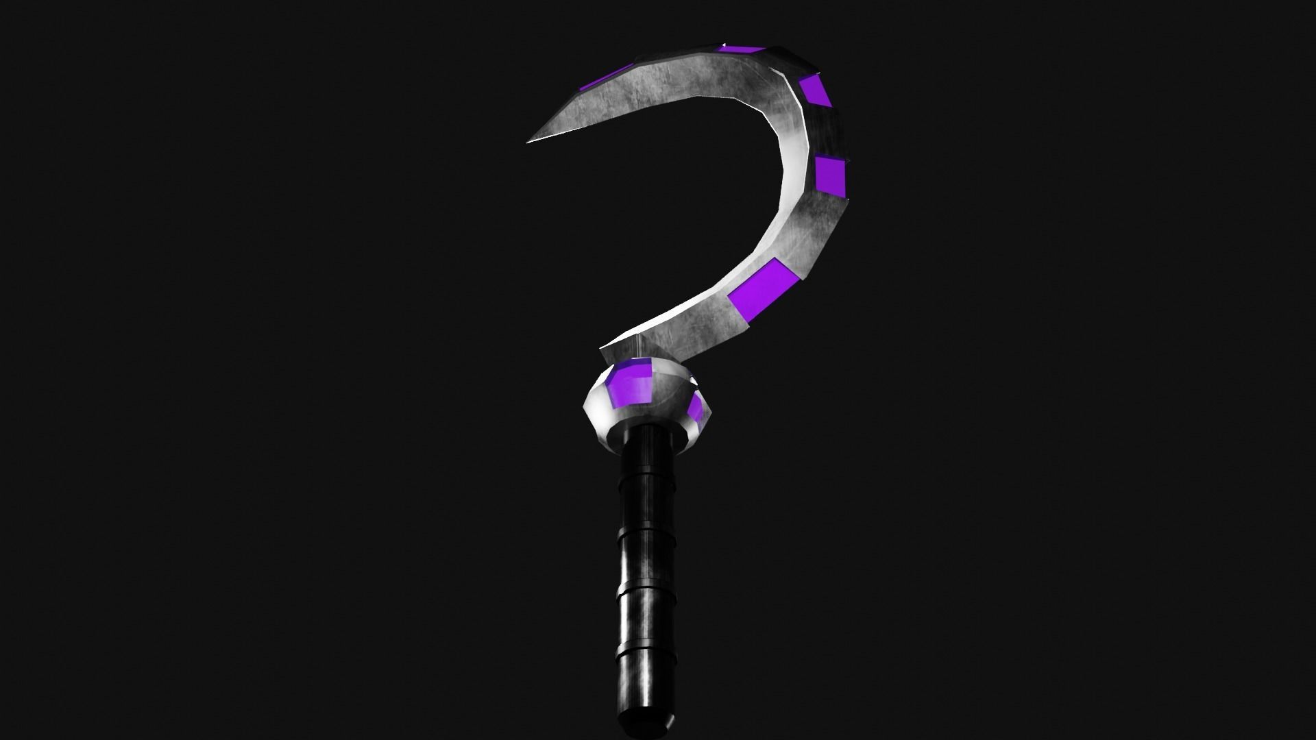 Futuristic Sickle Weapon free VR / AR / low-poly 3D model | CGTrader