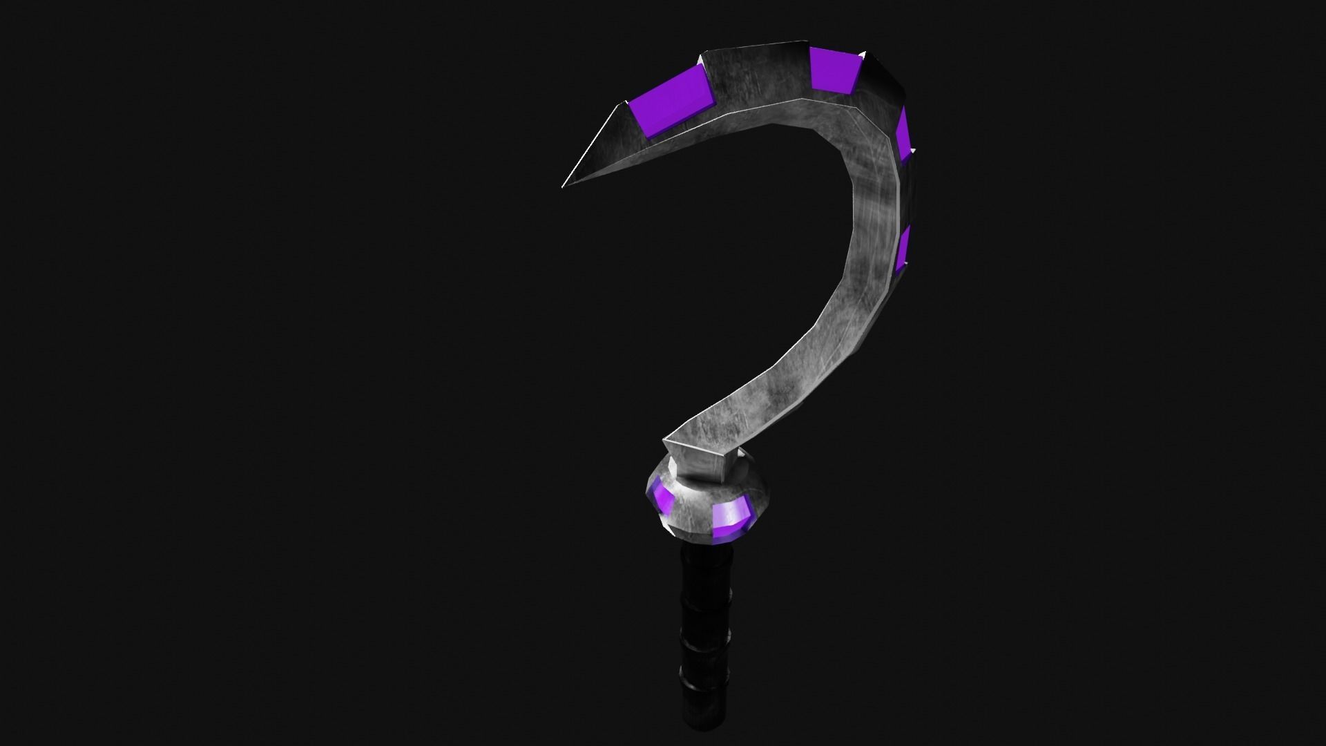 Futuristic Sickle Weapon free VR / AR / low-poly 3D model | CGTrader
