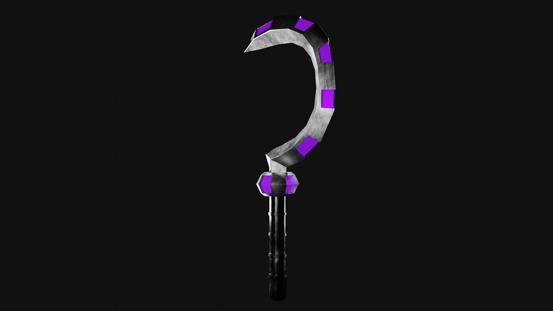 Futuristic Sickle Weapon free VR / AR / low-poly 3D model | CGTrader