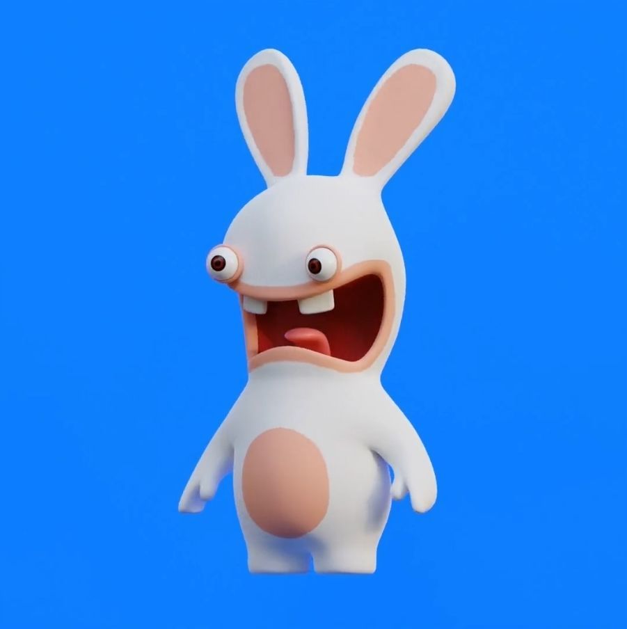 Raving Rabbids - Rayman rabbit 3D model 3D printable | CGTrader
