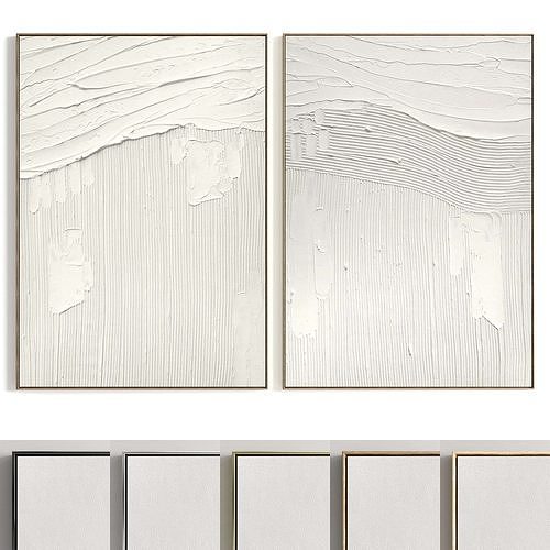 3D model Plaster Two Photo Frame 263 VR / AR / low-poly | CGTrader