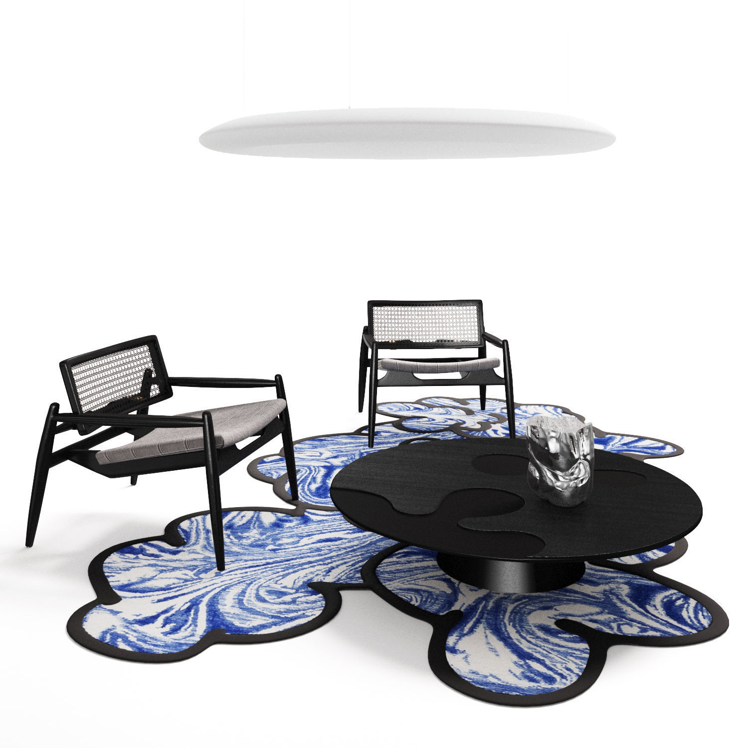 albedo isole coffee table set 3D model | CGTrader