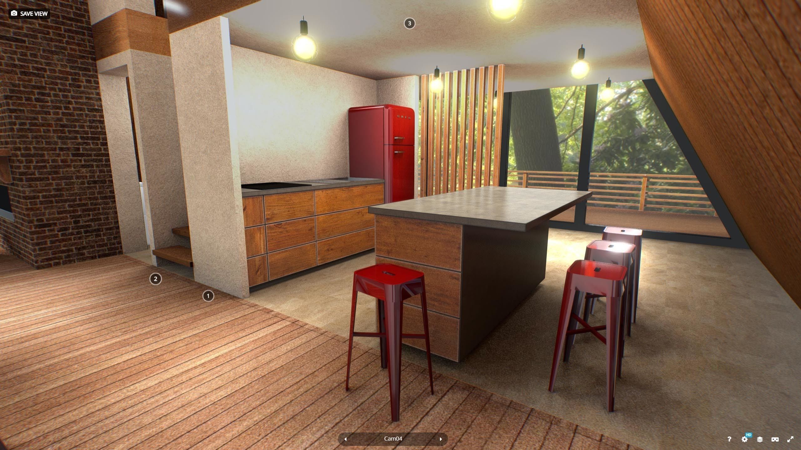 3D model VR cabin in a forest 2023 VR / AR / low-poly | CGTrader