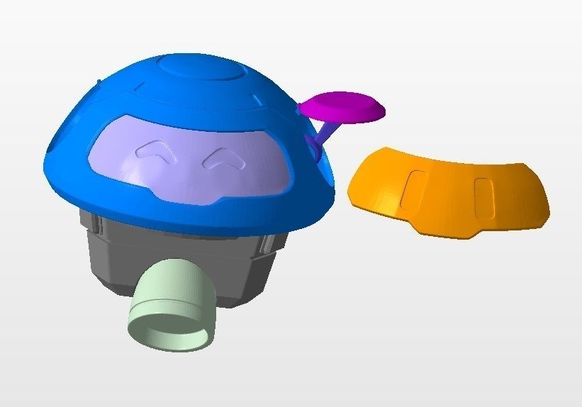 Mei Robot Snowball from Overwatch 2 - cosplay props 3D model 3D ...