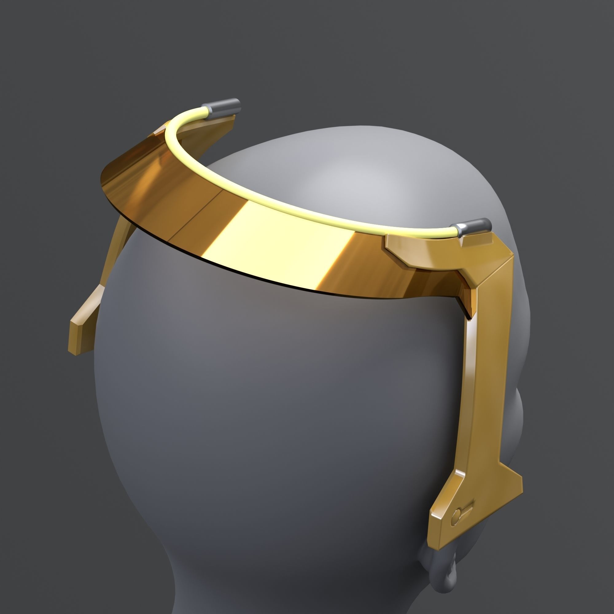 Overwatch 2 - Mercy Gold Halo Headband - cosplay props 3D model 3D ...