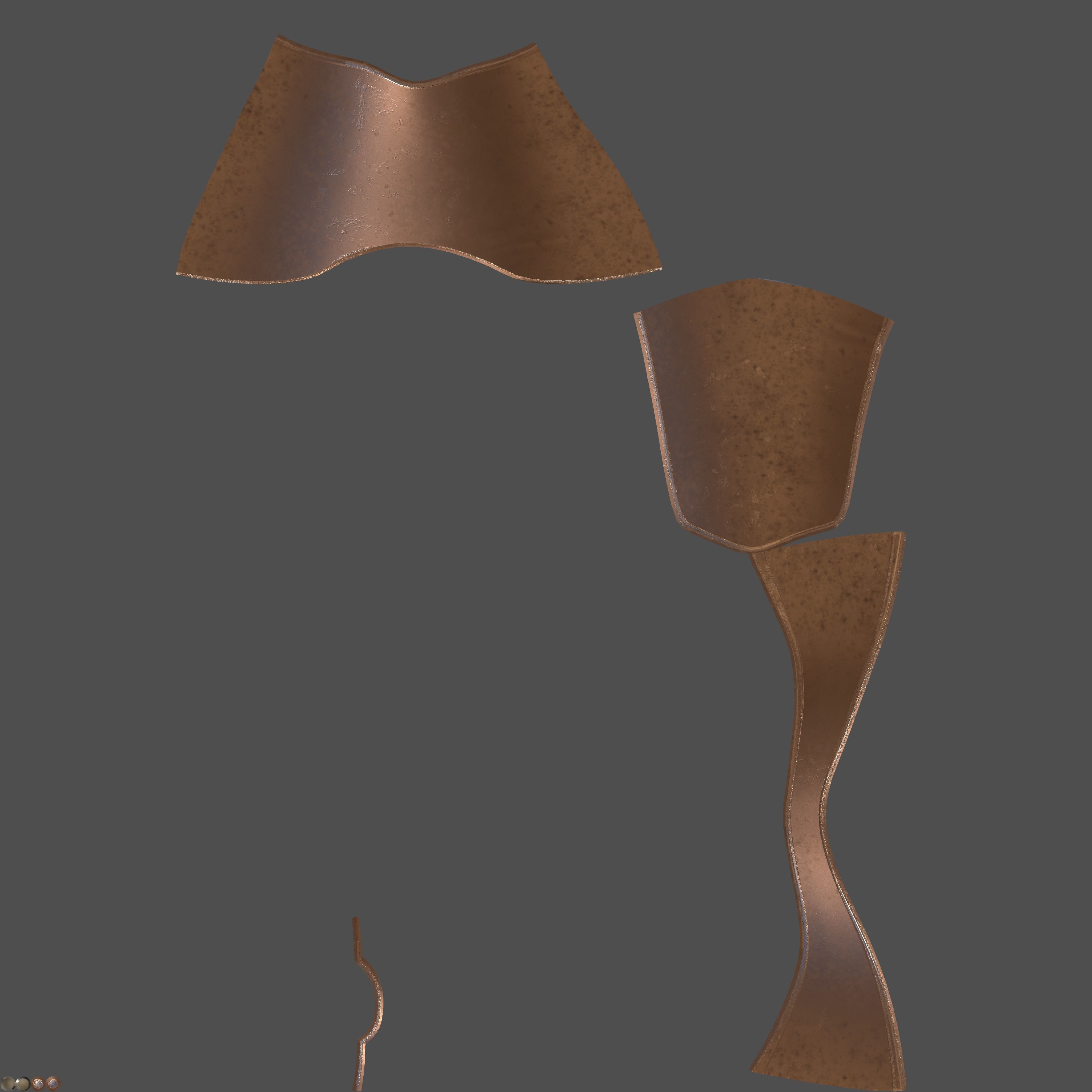 3D model Roman Soldier Forearm Guard VR / AR / low-poly | CGTrader