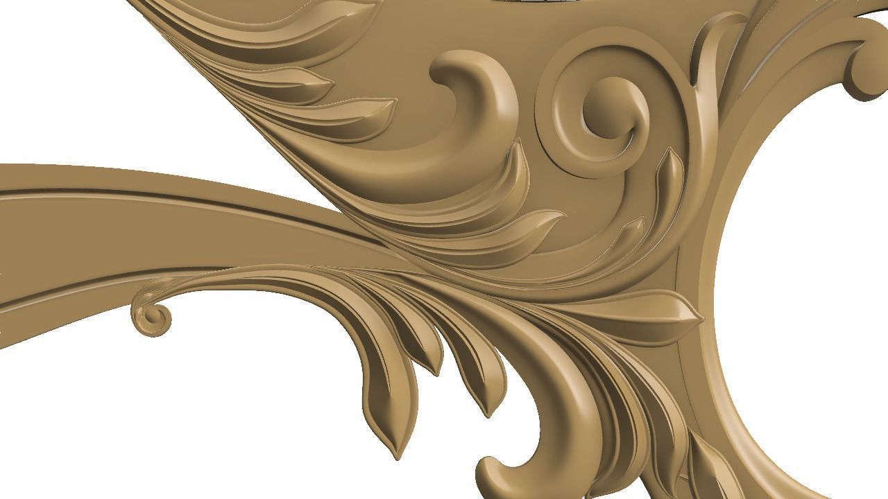 luxury royal tiger rocking chair right 3D model | CGTrader