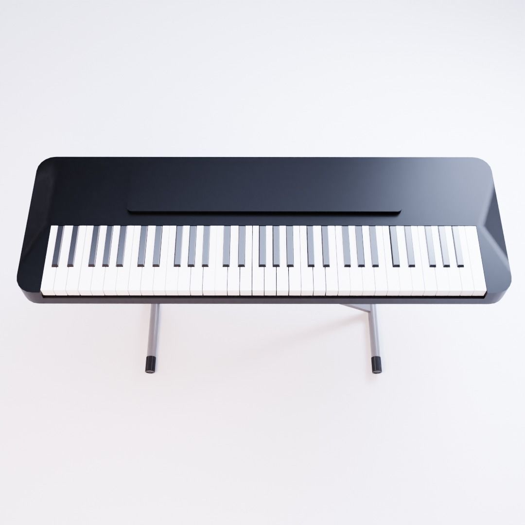 Keyboard piano free 3D model | CGTrader