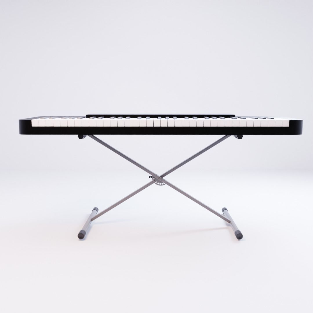 Keyboard piano free 3D model | CGTrader