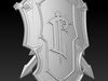 Royal Crest of Lordaeron Shield 3D model 3D printable | CGTrader