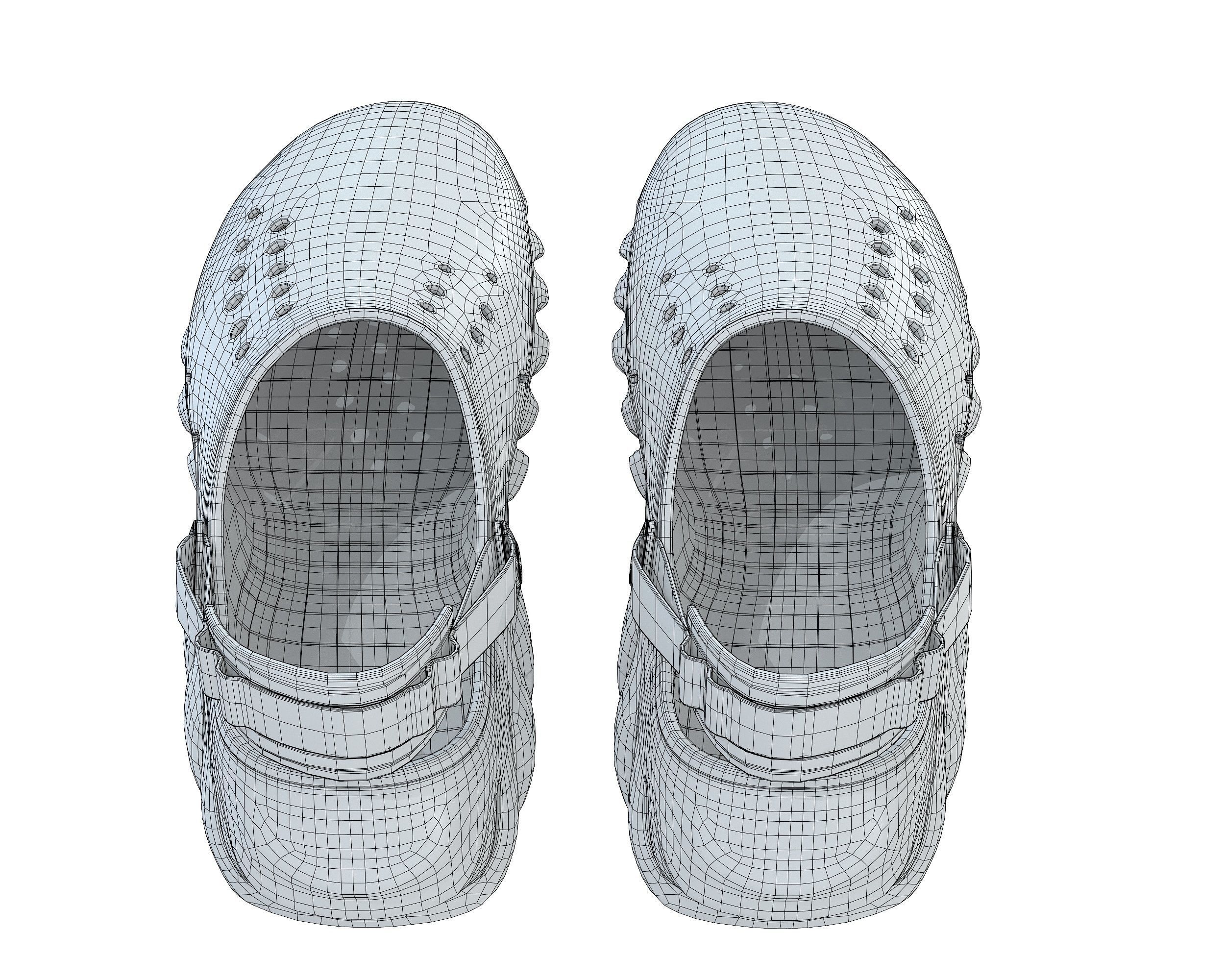3D model Crocs Echo Clog shoes VR / AR / low-poly | CGTrader