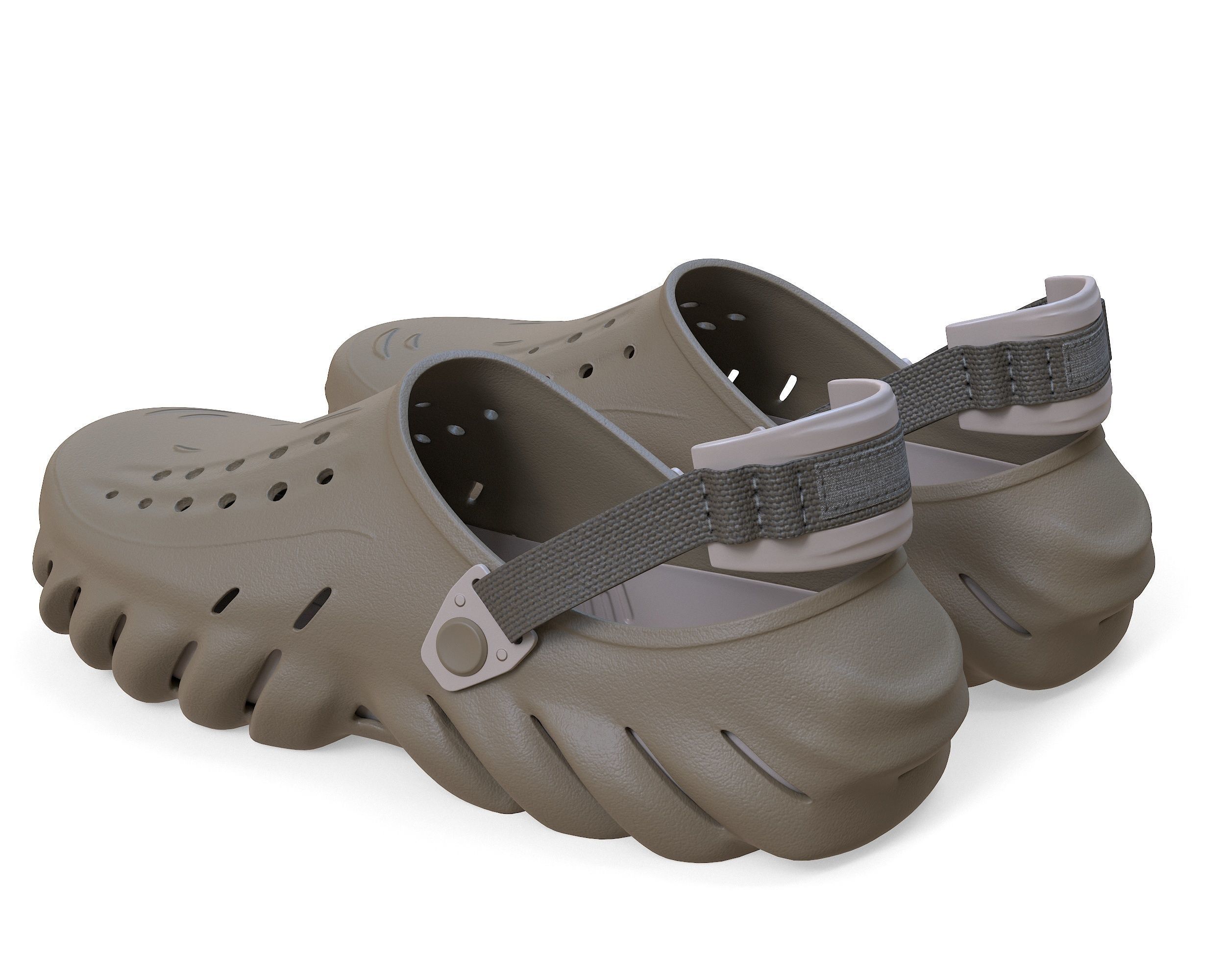 3D model Crocs Echo Clog shoes VR / AR / low-poly | CGTrader