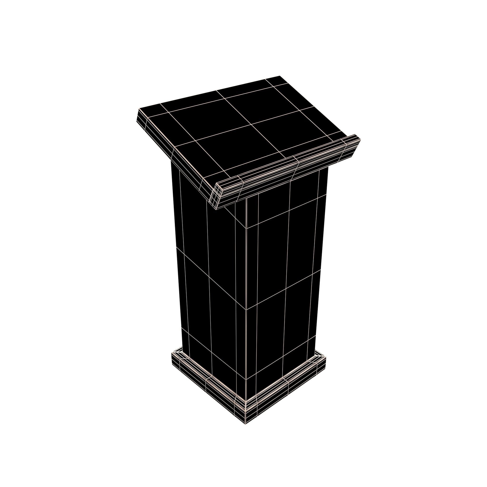 3D model Lectern v1 003 VR / AR / low-poly | CGTrader