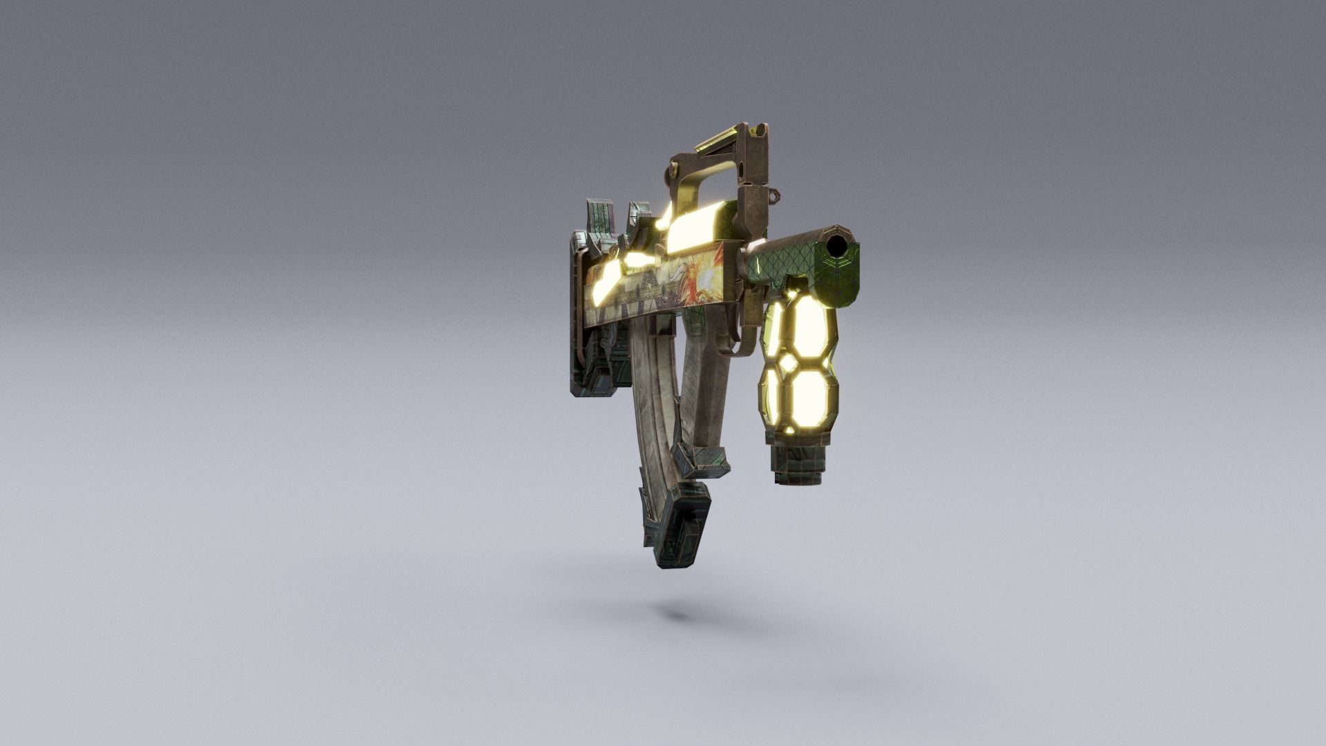 3D model Weapon GROZA VR / AR / low-poly | CGTrader