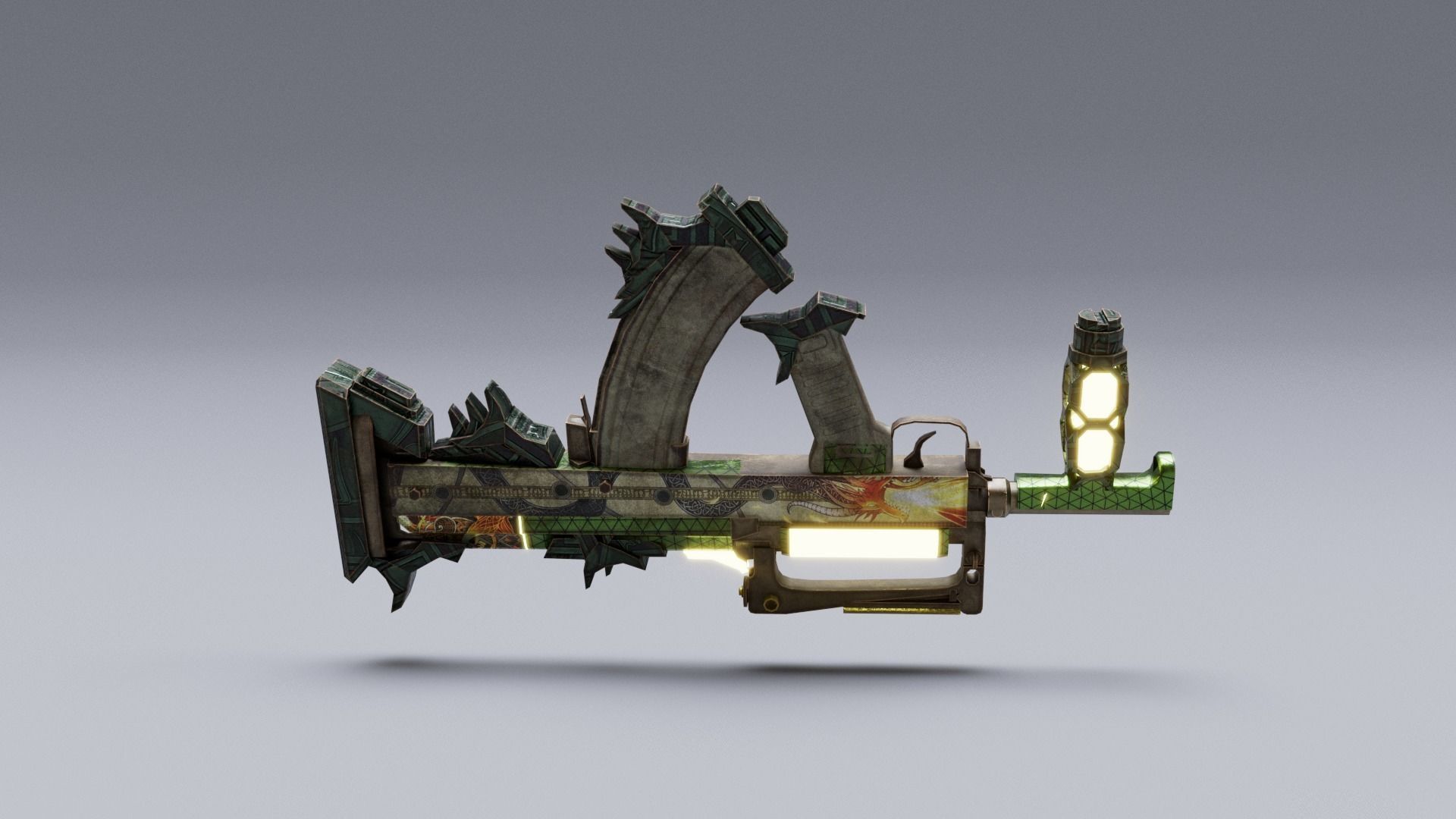 3D model Weapon GROZA VR / AR / low-poly | CGTrader