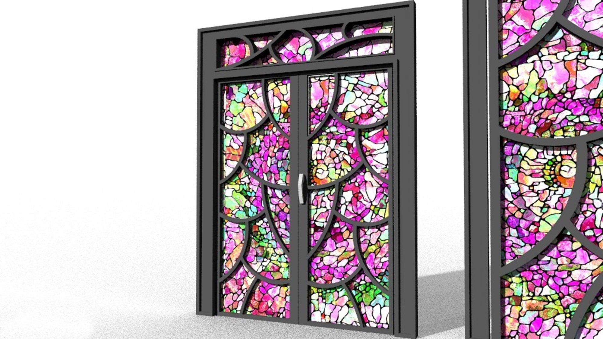 fantasy window and door set 3D model | CGTrader