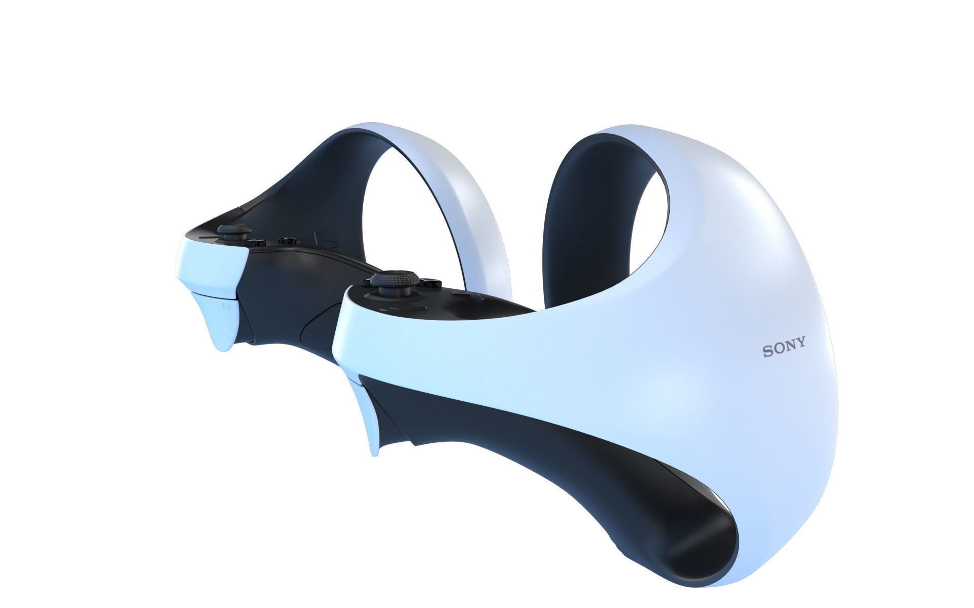 Sony Playstation VR 2 Controllers 3D model | CGTrader