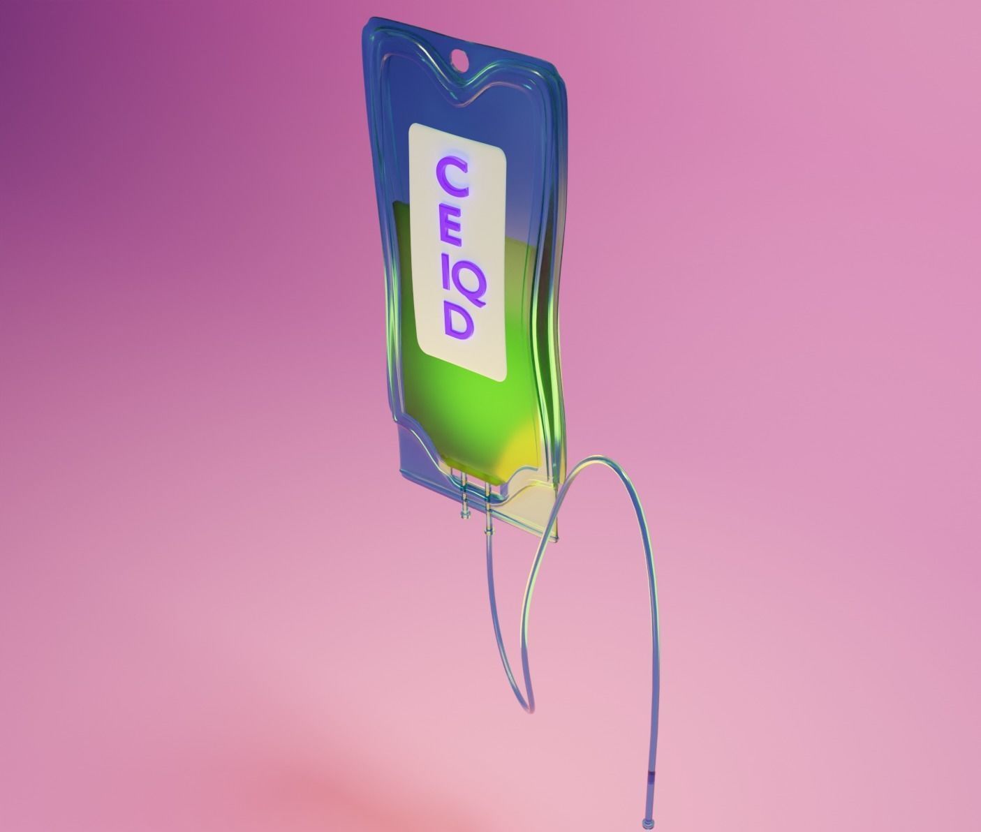 Dropper medical infusion 3D model | CGTrader