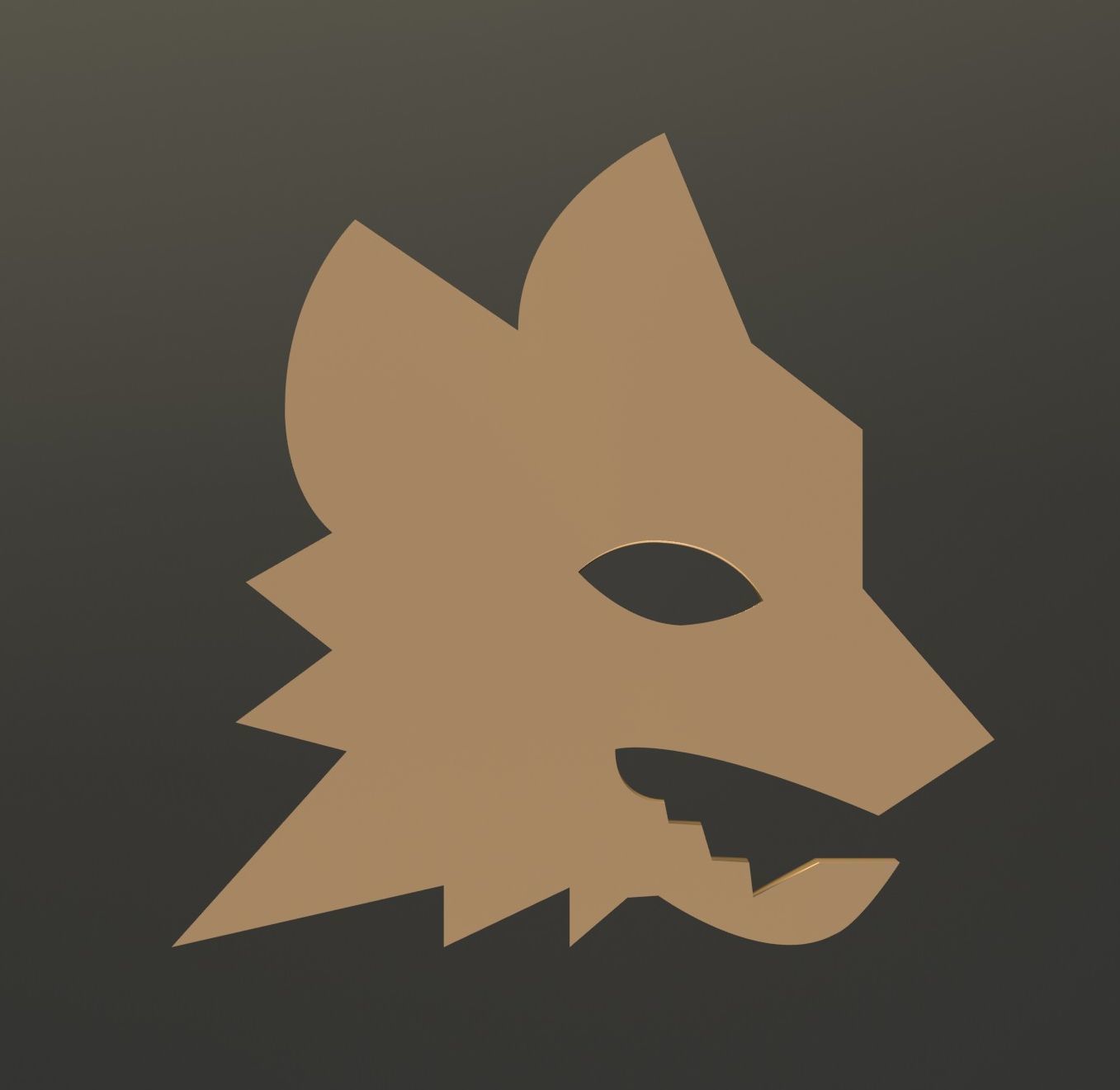 AS Roma - wolf logo free 3D model 3D printable | CGTrader