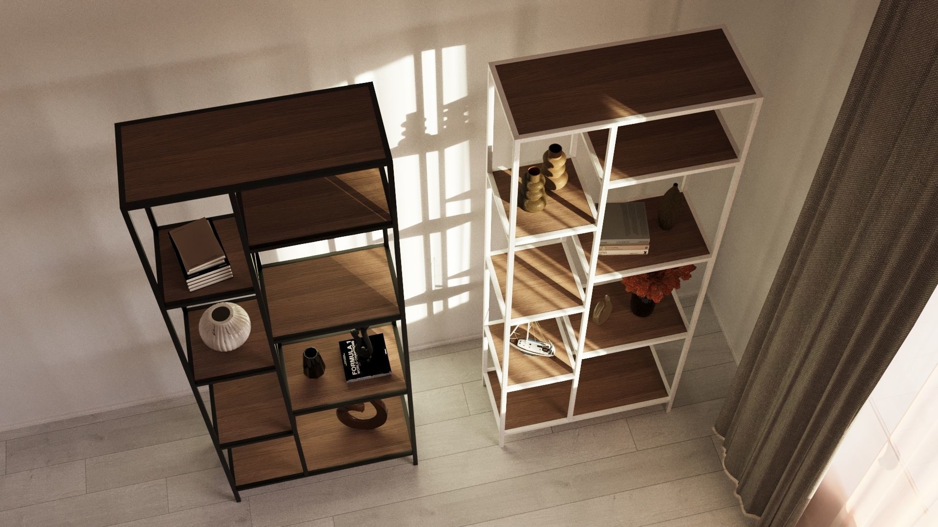 3D model Shelving TRAPPEDAL 7 Jysk VR / AR / low-poly | CGTrader