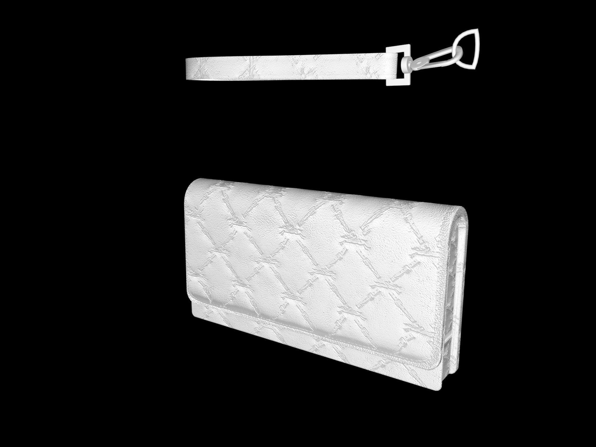 3D model Wallet - Longchamp brown leather low poly VR / AR / low-poly ...