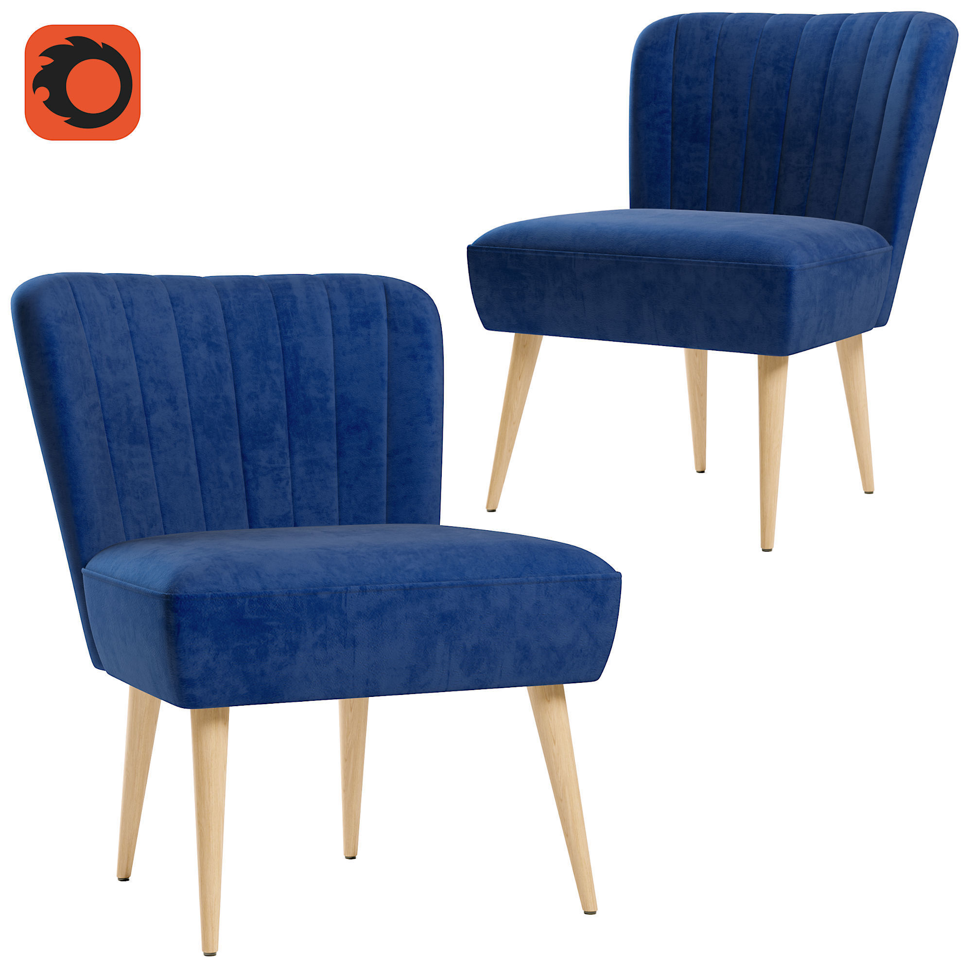 3D model Madeline Chair VR / AR / low-poly | CGTrader