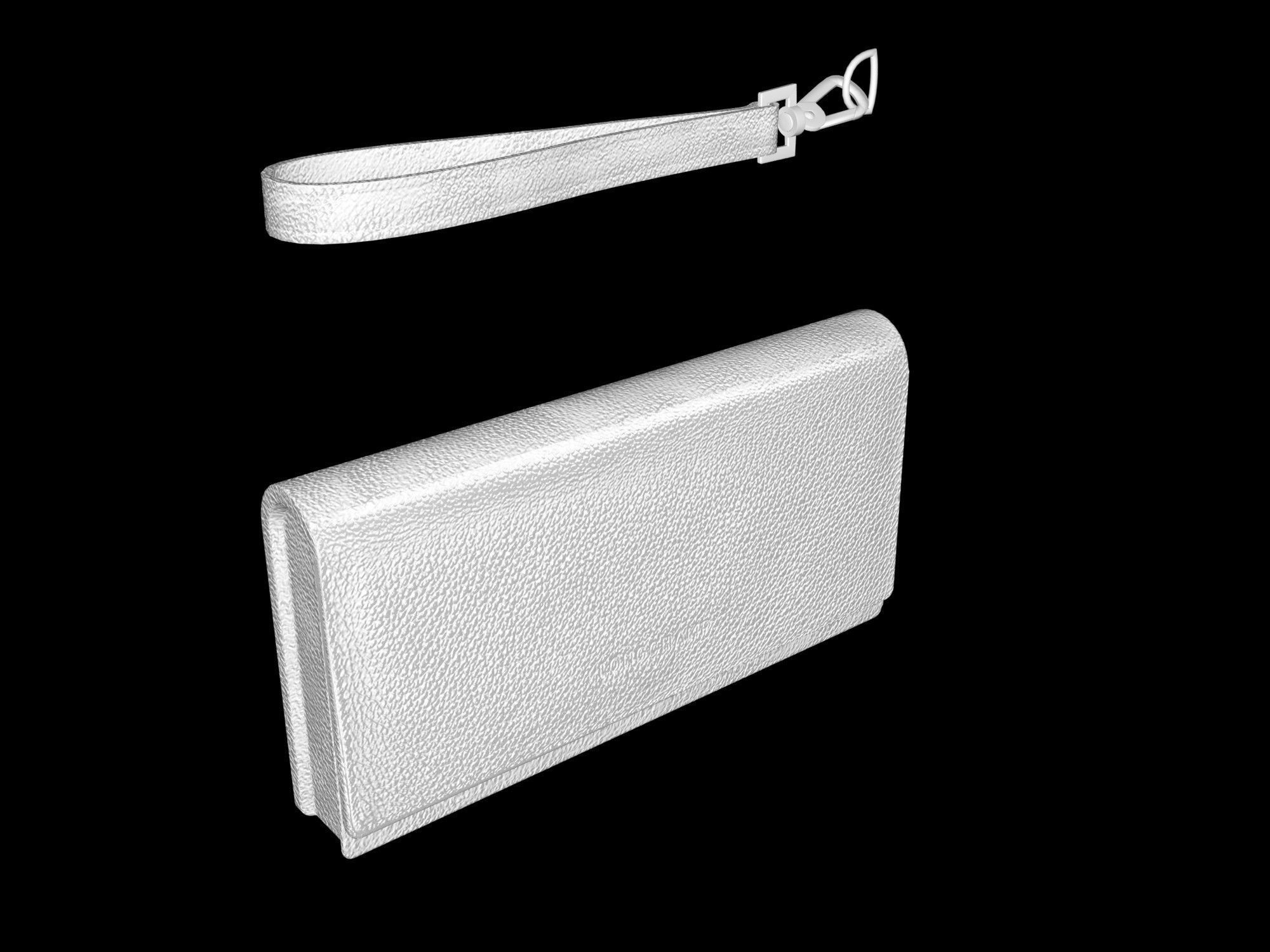 3D model Wallet - Red Leather Longchamp low poly VR / AR / low-poly ...