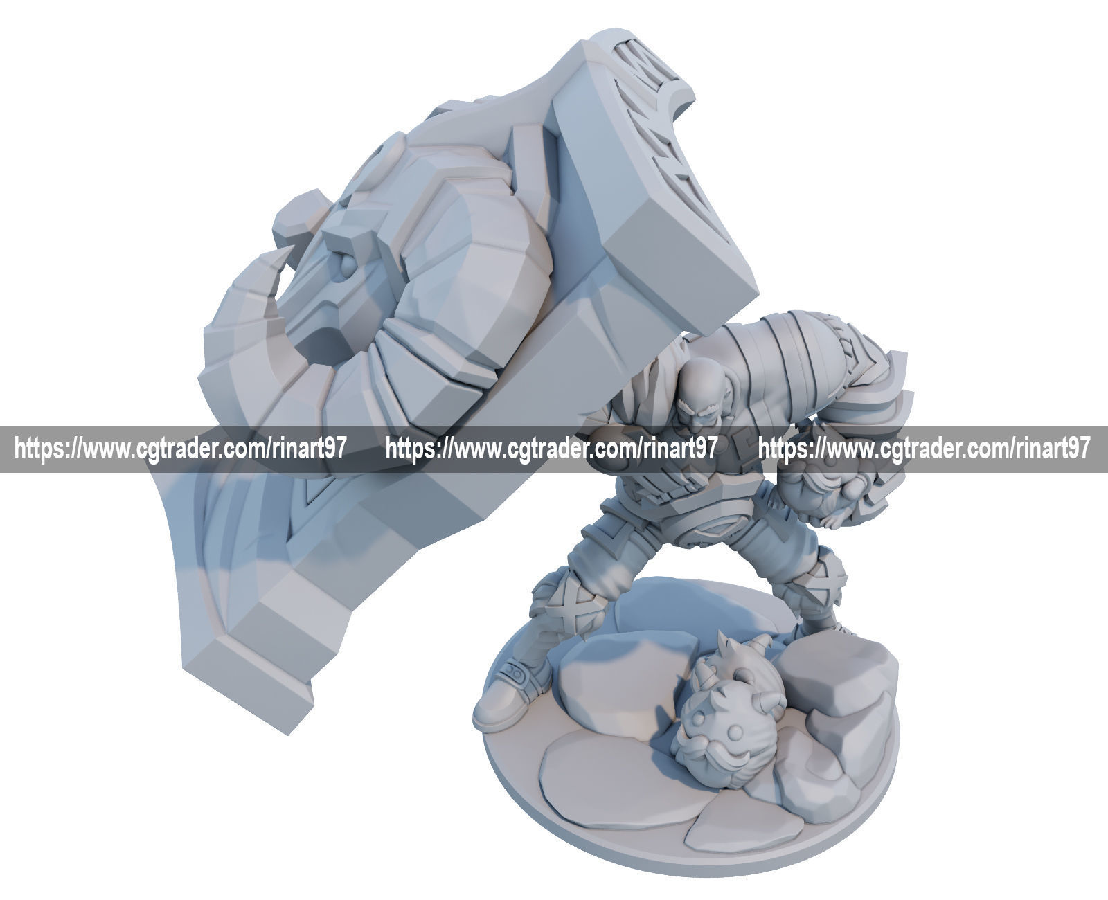 braum 3D print model from League of Legends 3D model 3D printable ...